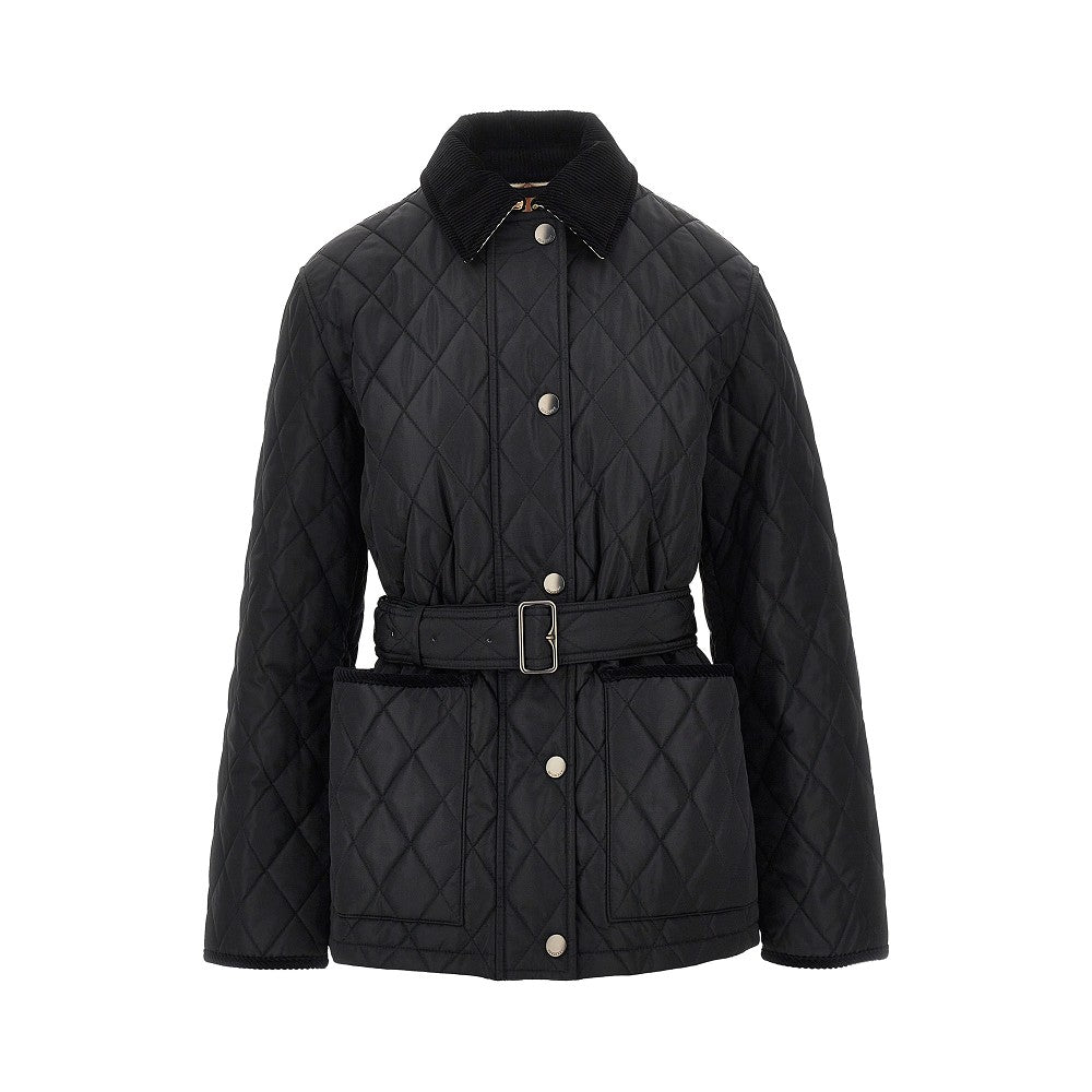 BURBERRY Burberry Checked Fold-Over Crossbody Bag