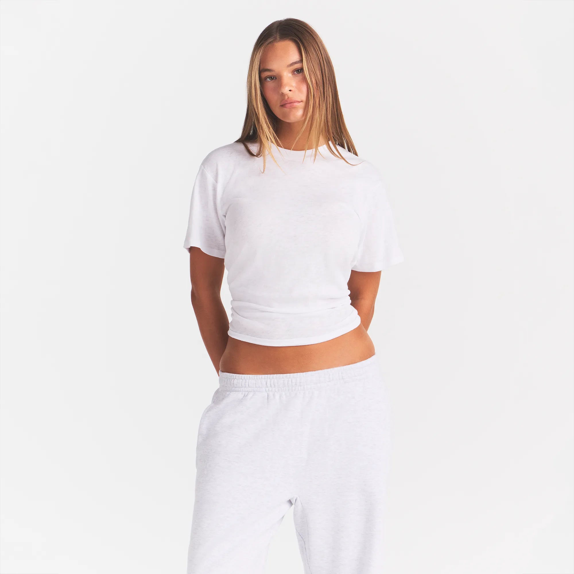 SKIMS SKIMS Worn In Jersey Knot Back T-Shirt