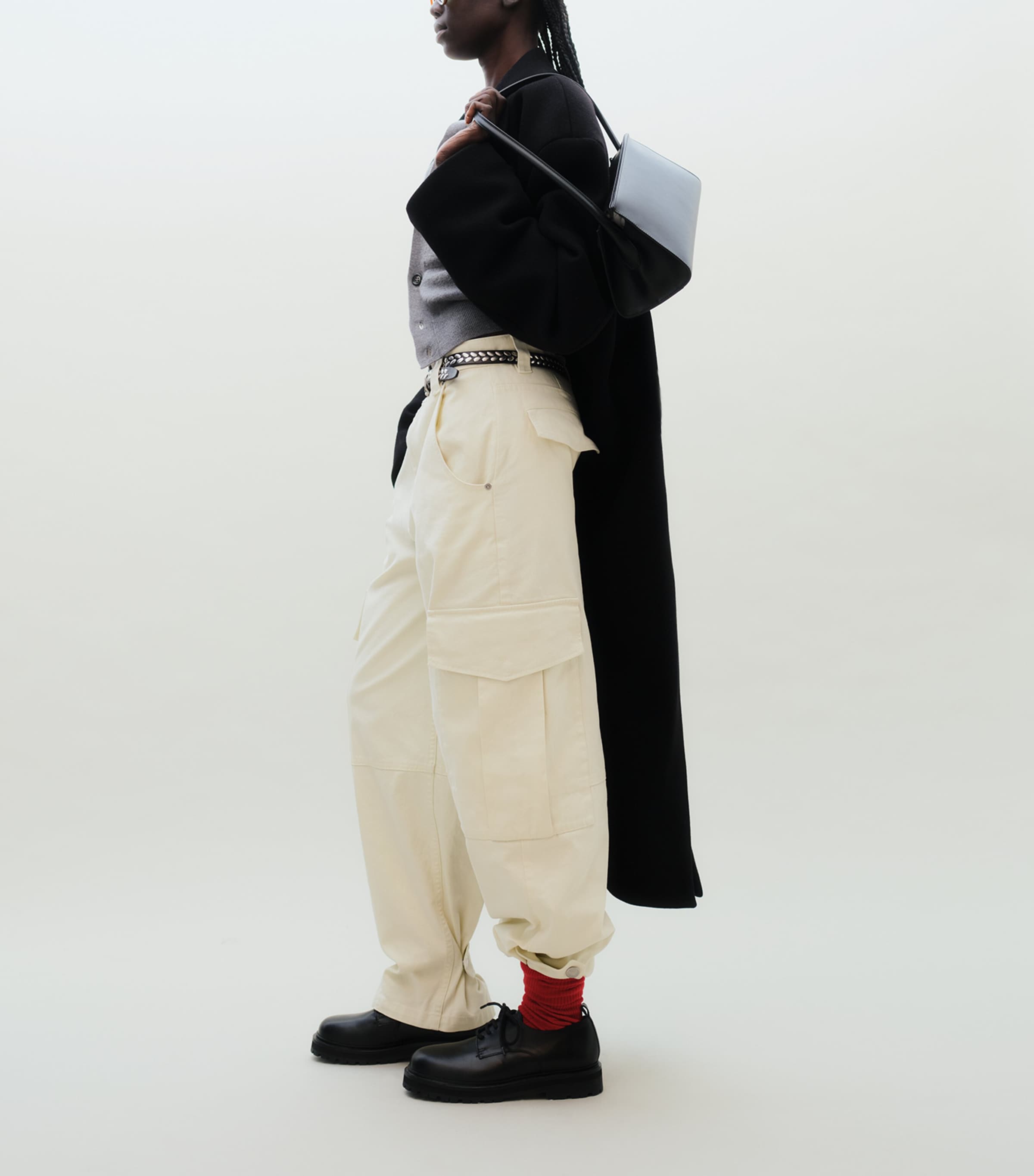AMI Ami Paris Cotton Cargo Trousers