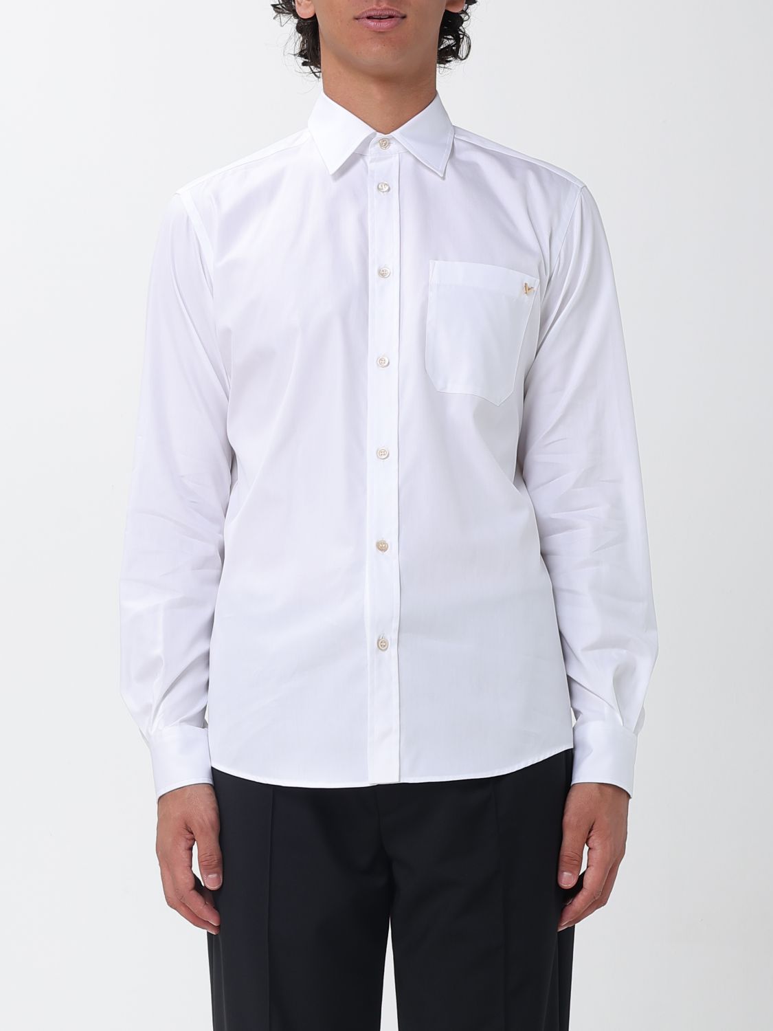 VALENTINO classic cotton poplin shirt with french collar