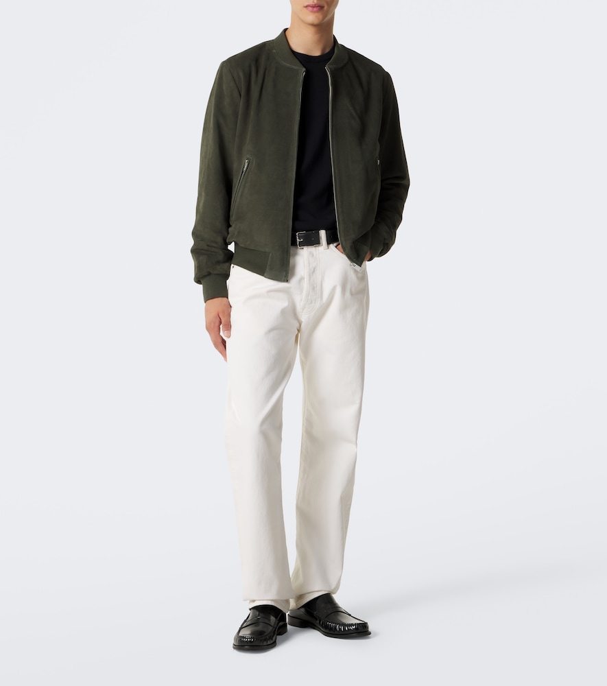 ARMA Arma Didier Suede Bomber Jacket