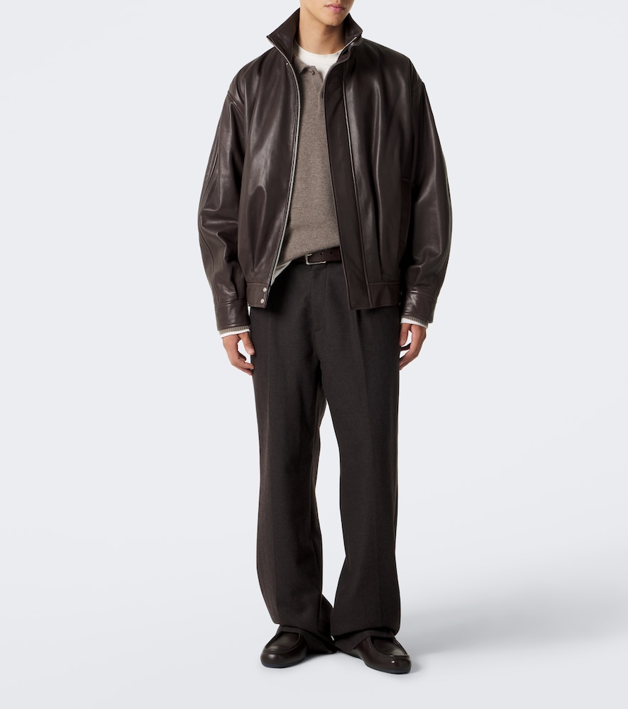 ARMA Arma Paulo Leather Blouson Jacket