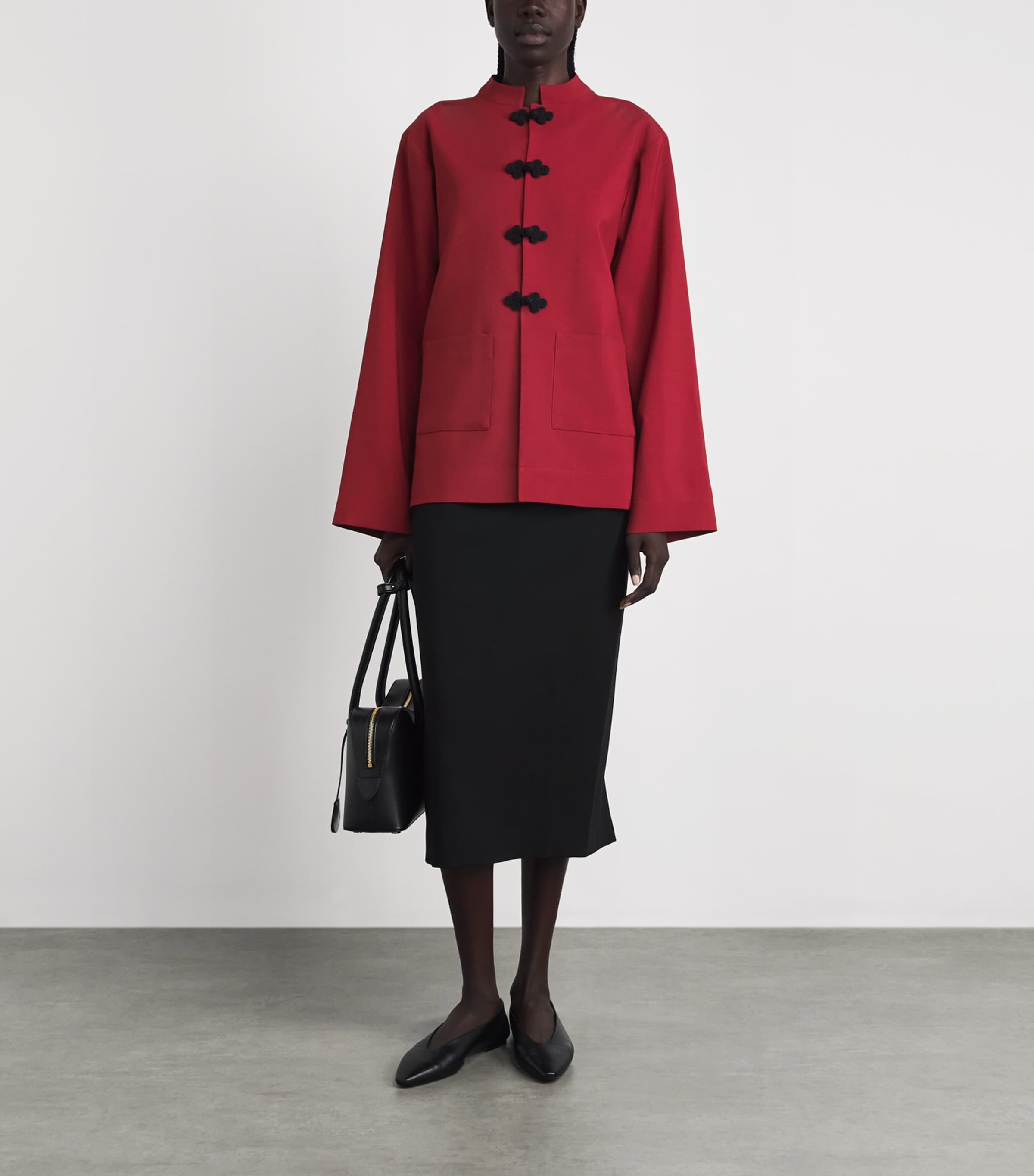 RÓHE Róhe Wool Pankou-Closure Jacket