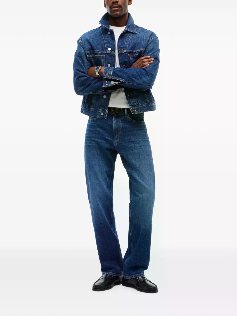 TOMMY HILFIGER Tommy Hilfiger Straight Leg Faded Effect Jeans