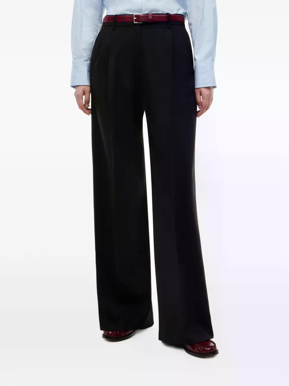 TOMMY HILFIGER Tommy Hilfiger Pleated Wide-Leg Trousers