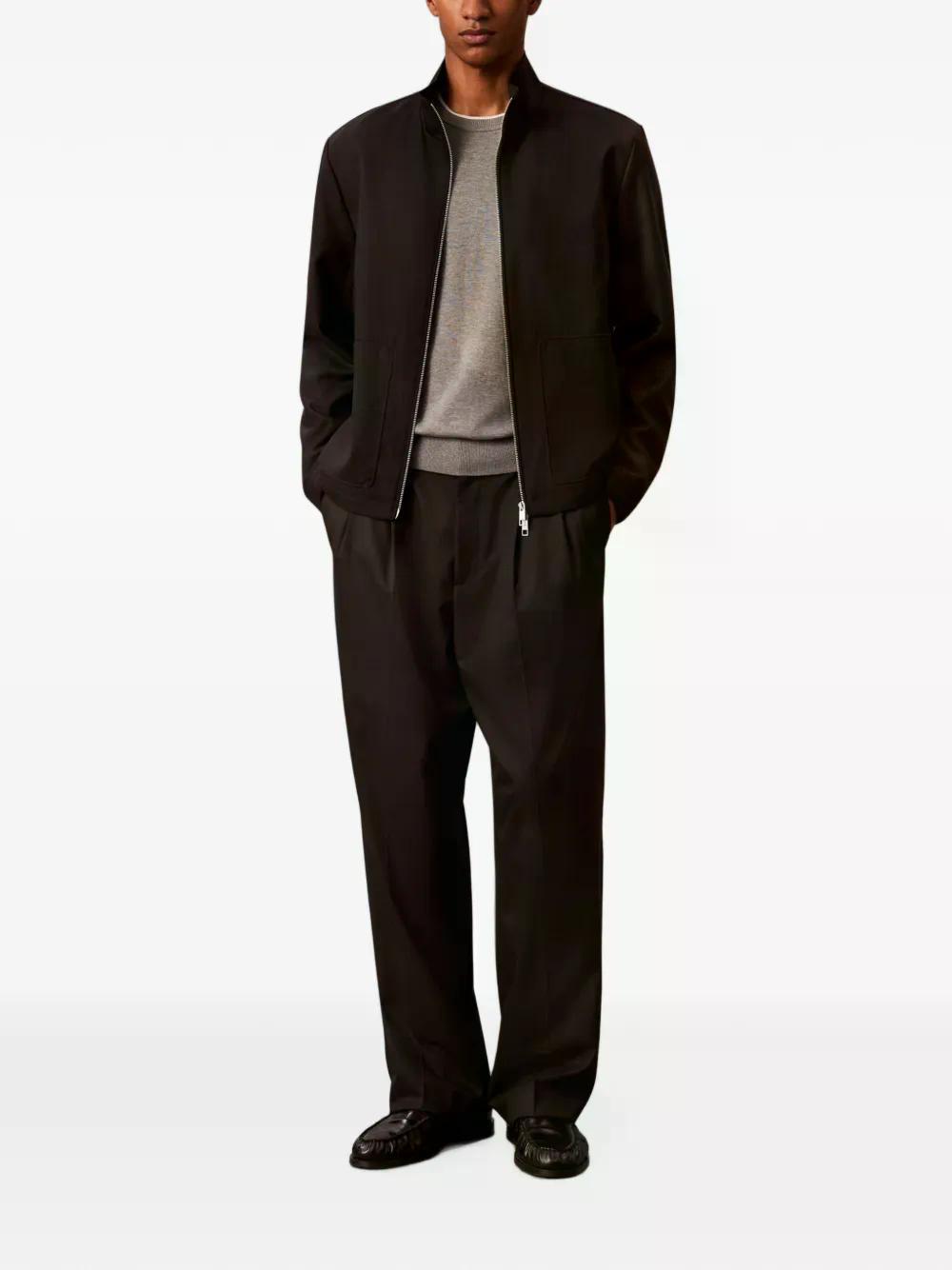 CALVIN KLEIN Calvin Klein Zip-Up High-Neck Jacket