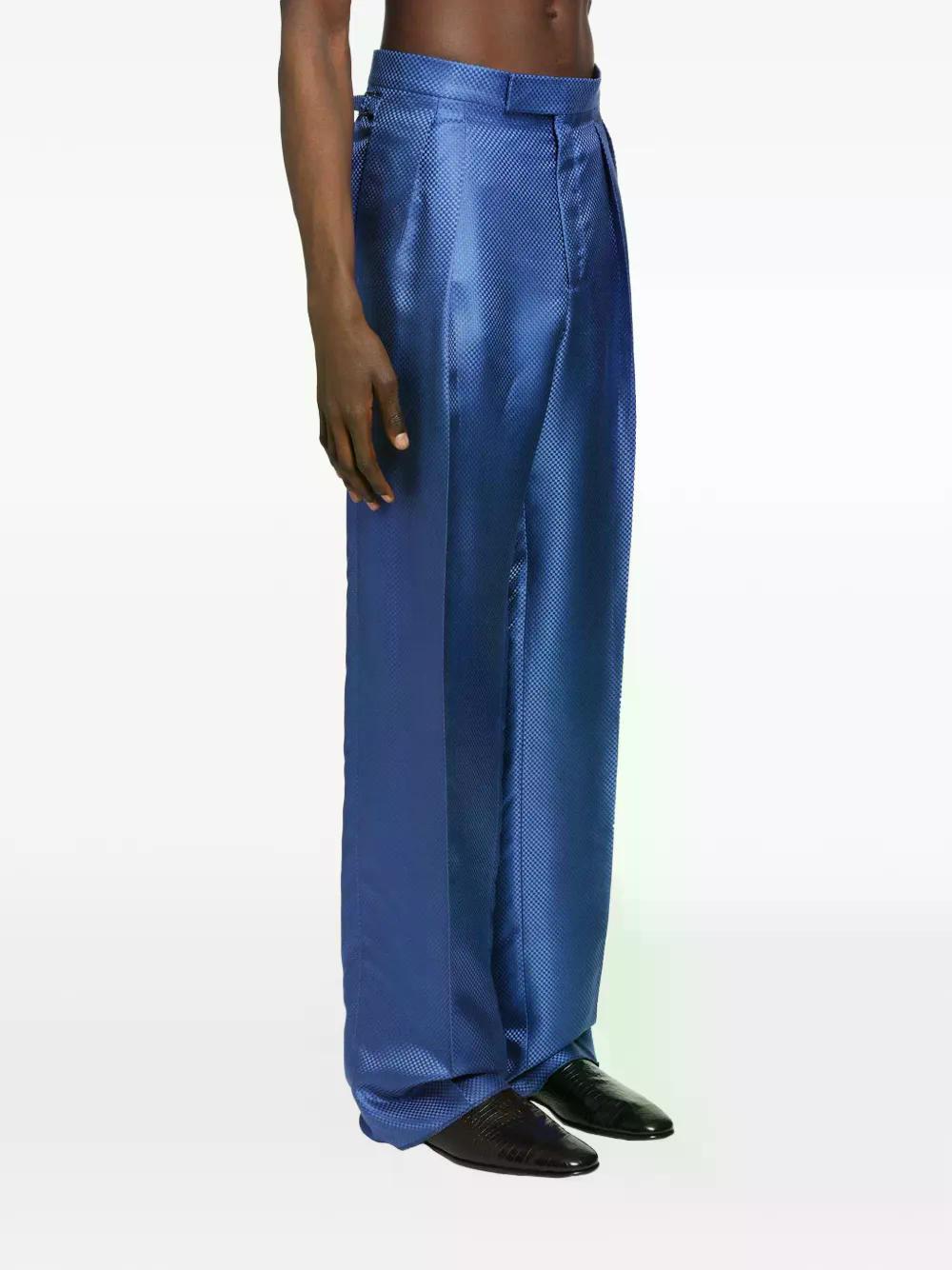 TOM FORD TOM FORD Pleated Silk Trousers