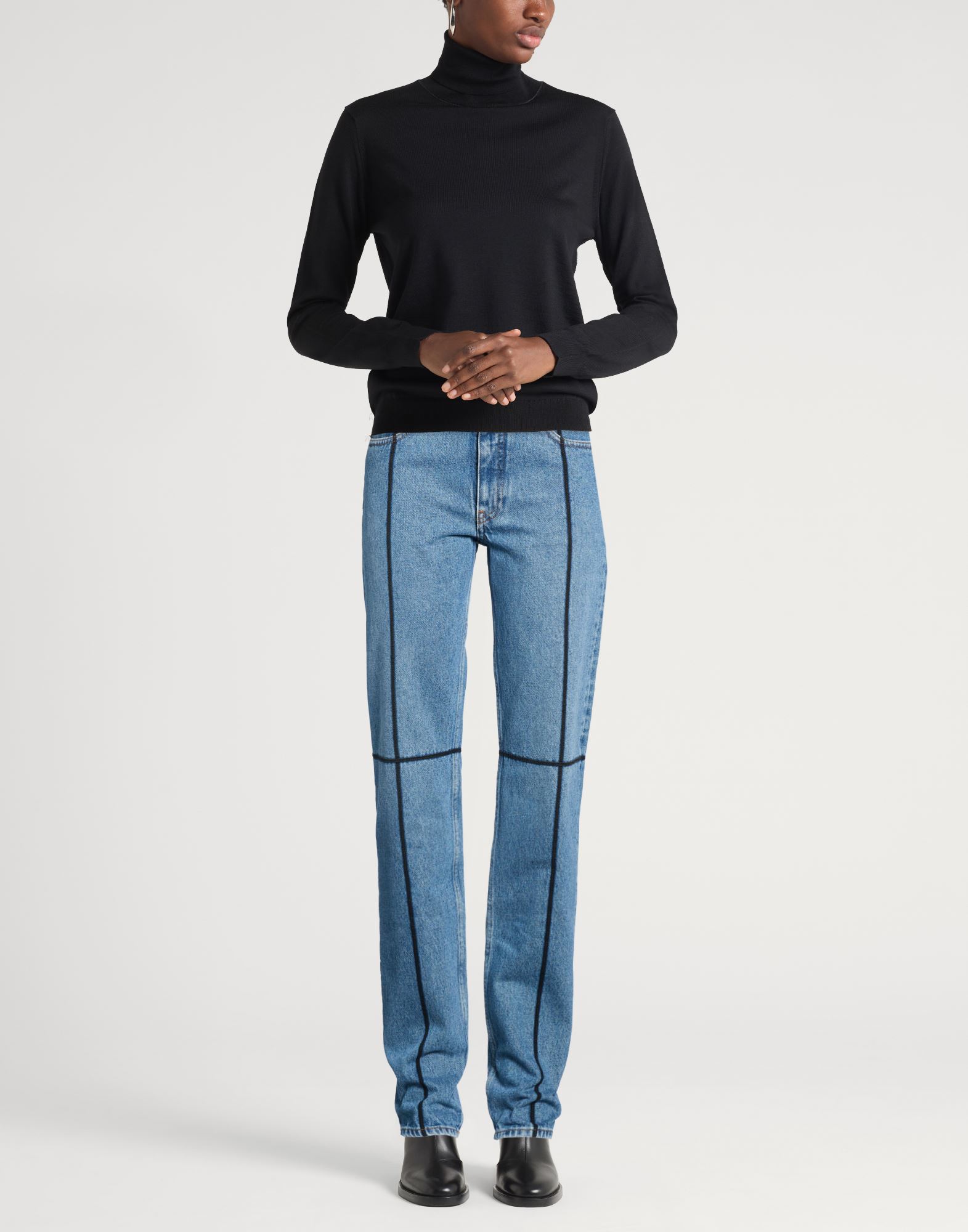 MAISON MARGIELA MM6 Maison Margiela Blue Denim Tapered Jeans