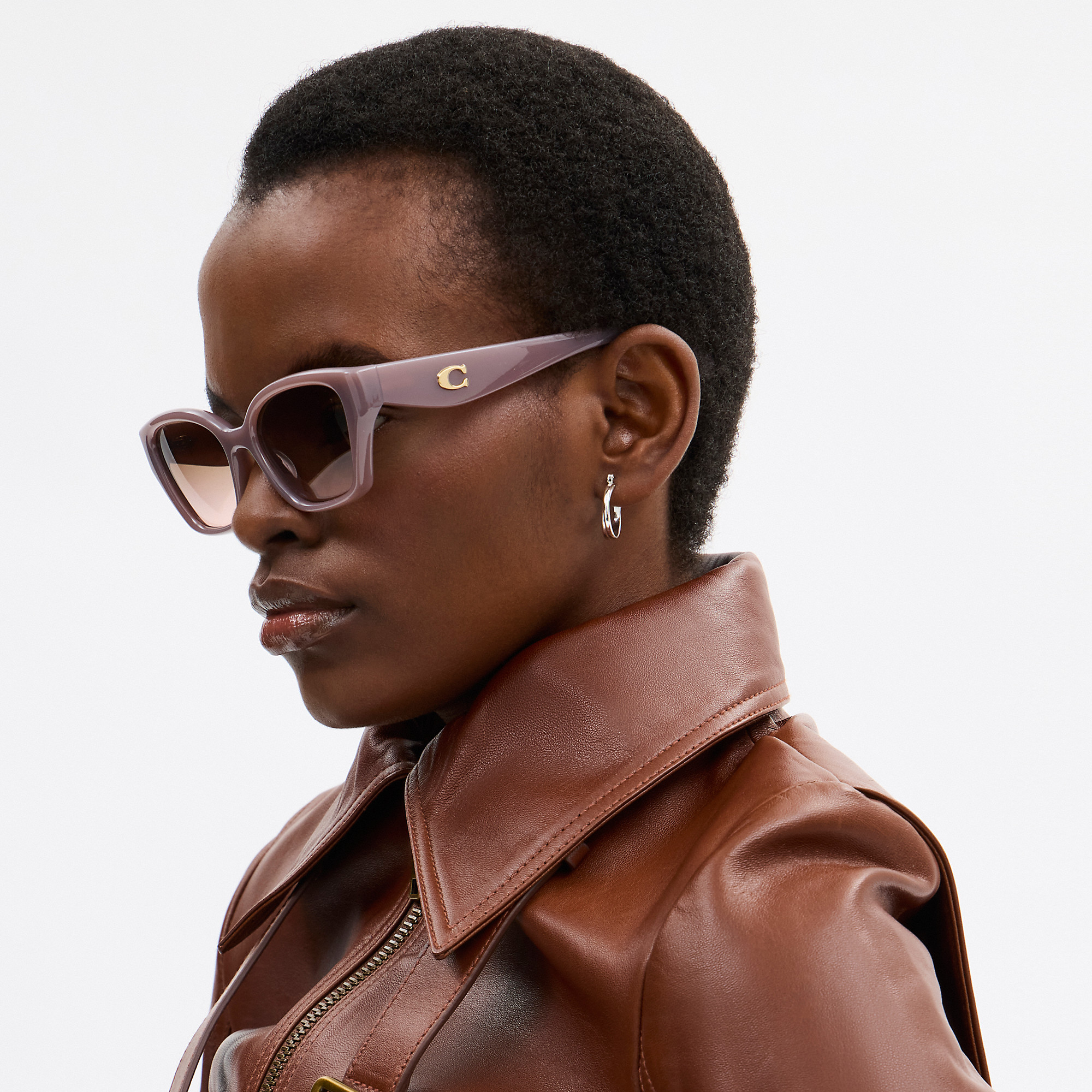 COACH OUTLET COACH Outlet C Hardware Cat Eye Sunglasses