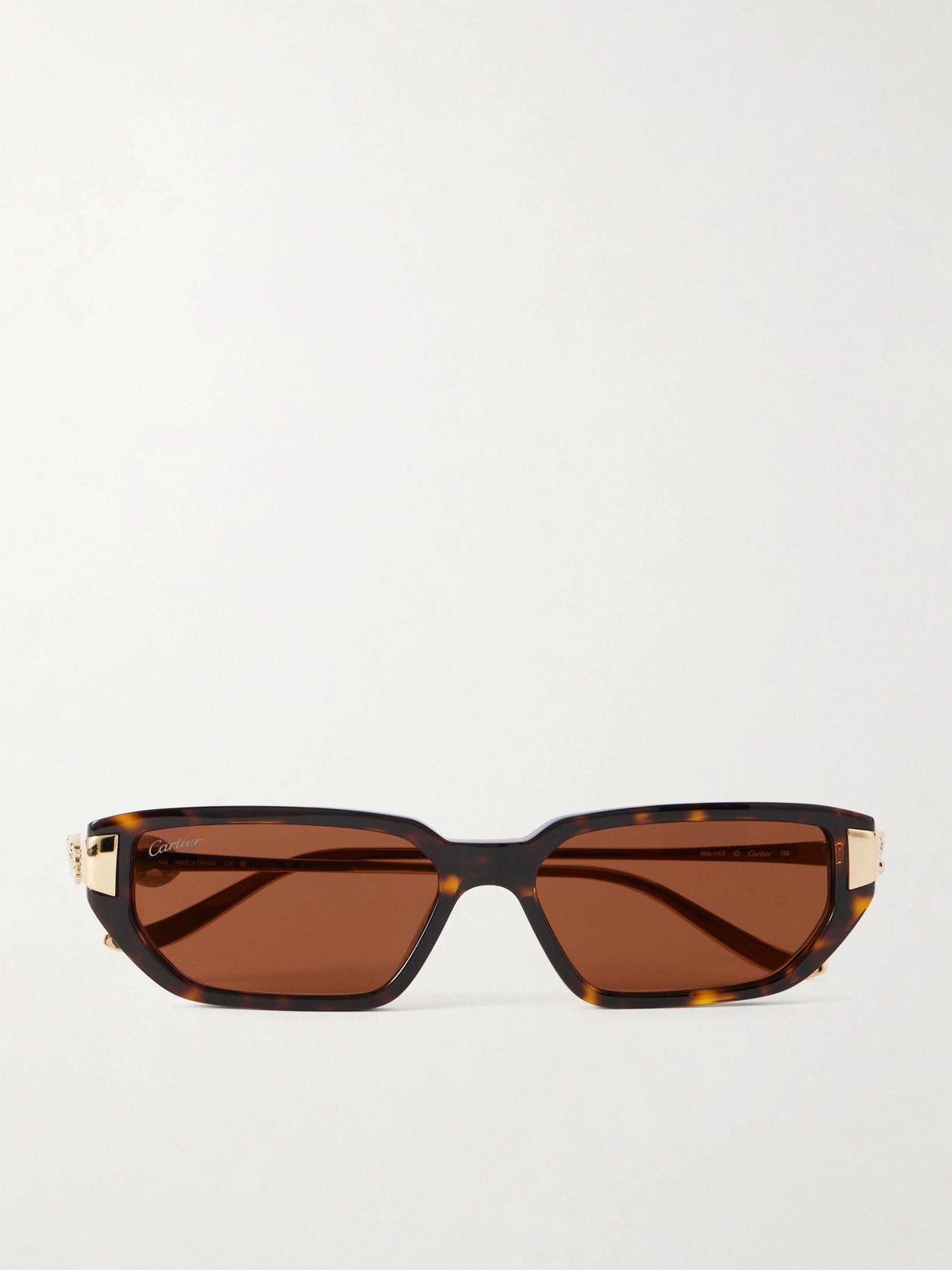 CARTIER CARTIER EYEWEAR Panthère de Cartier Rectangular-Frame Sunglasses
