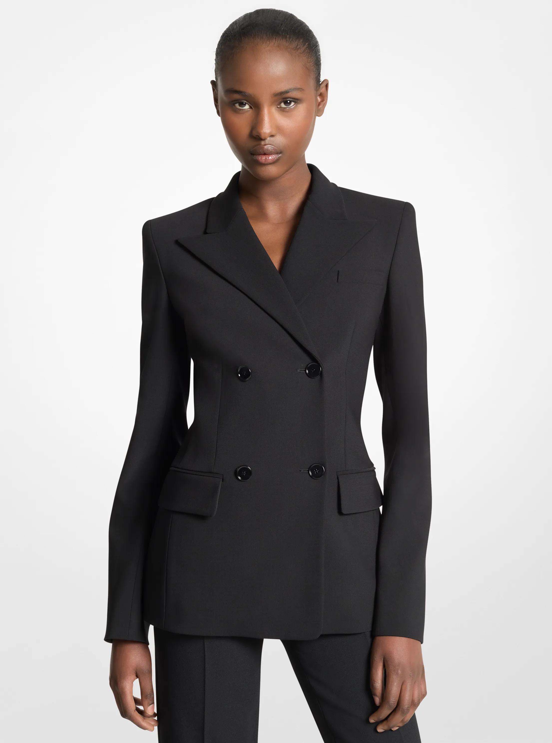 MICHAEL KORS Michael Kors Collection Stretch Wool Crepe Blazer