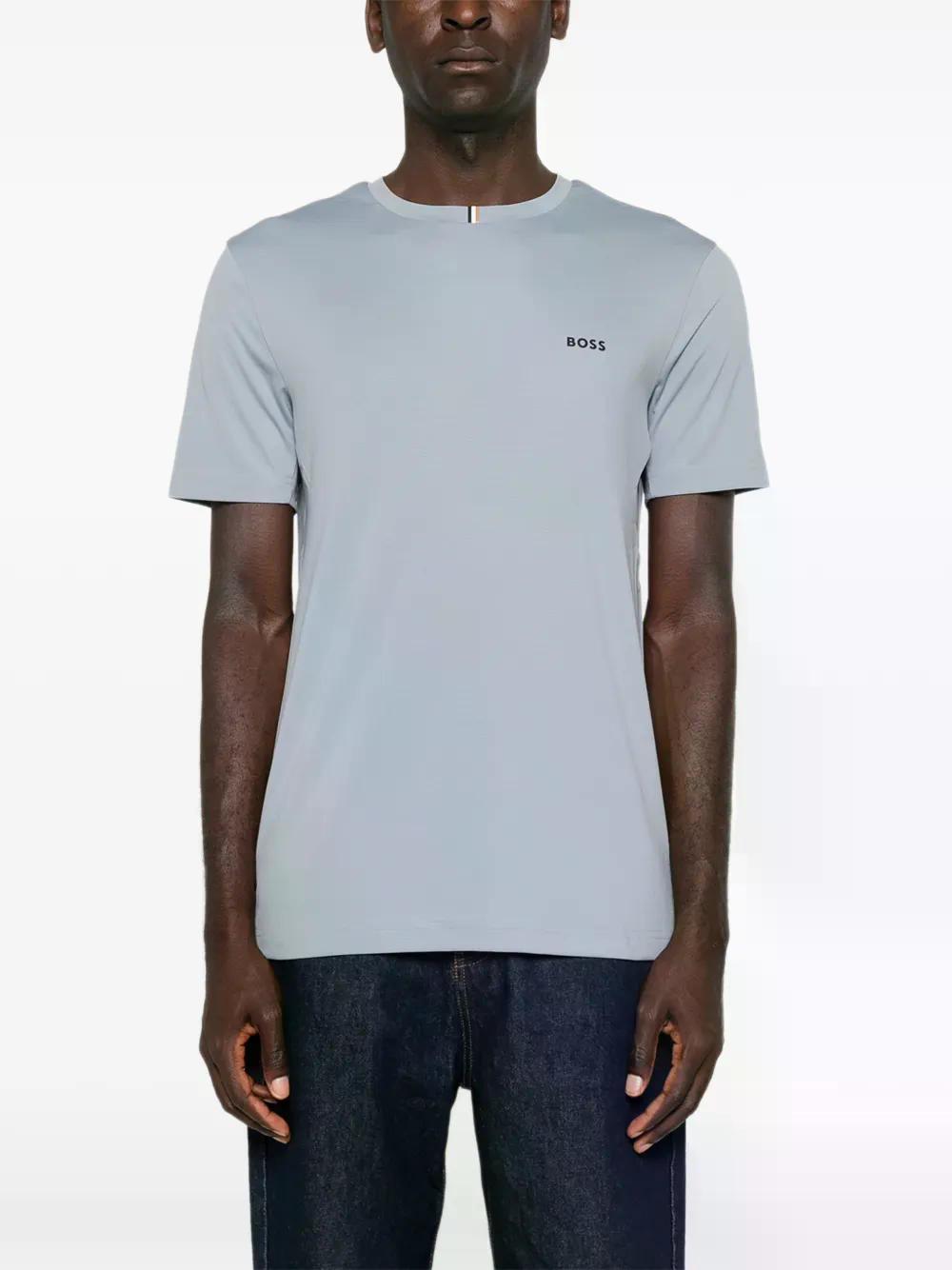 BOSS logo-print short-sleeve t-shirt