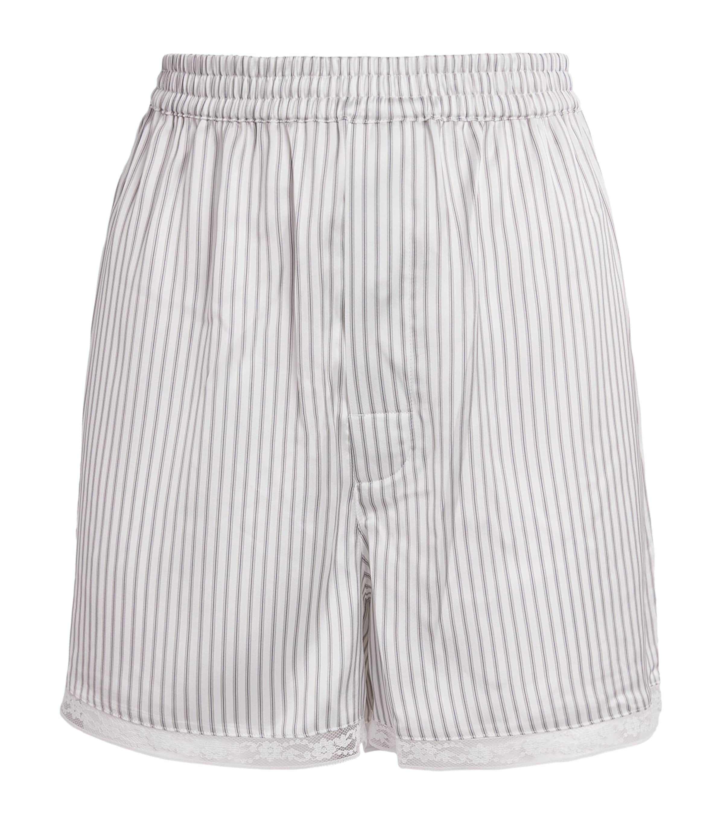 SKIMS Skims Woven Shine Boxer Shorts