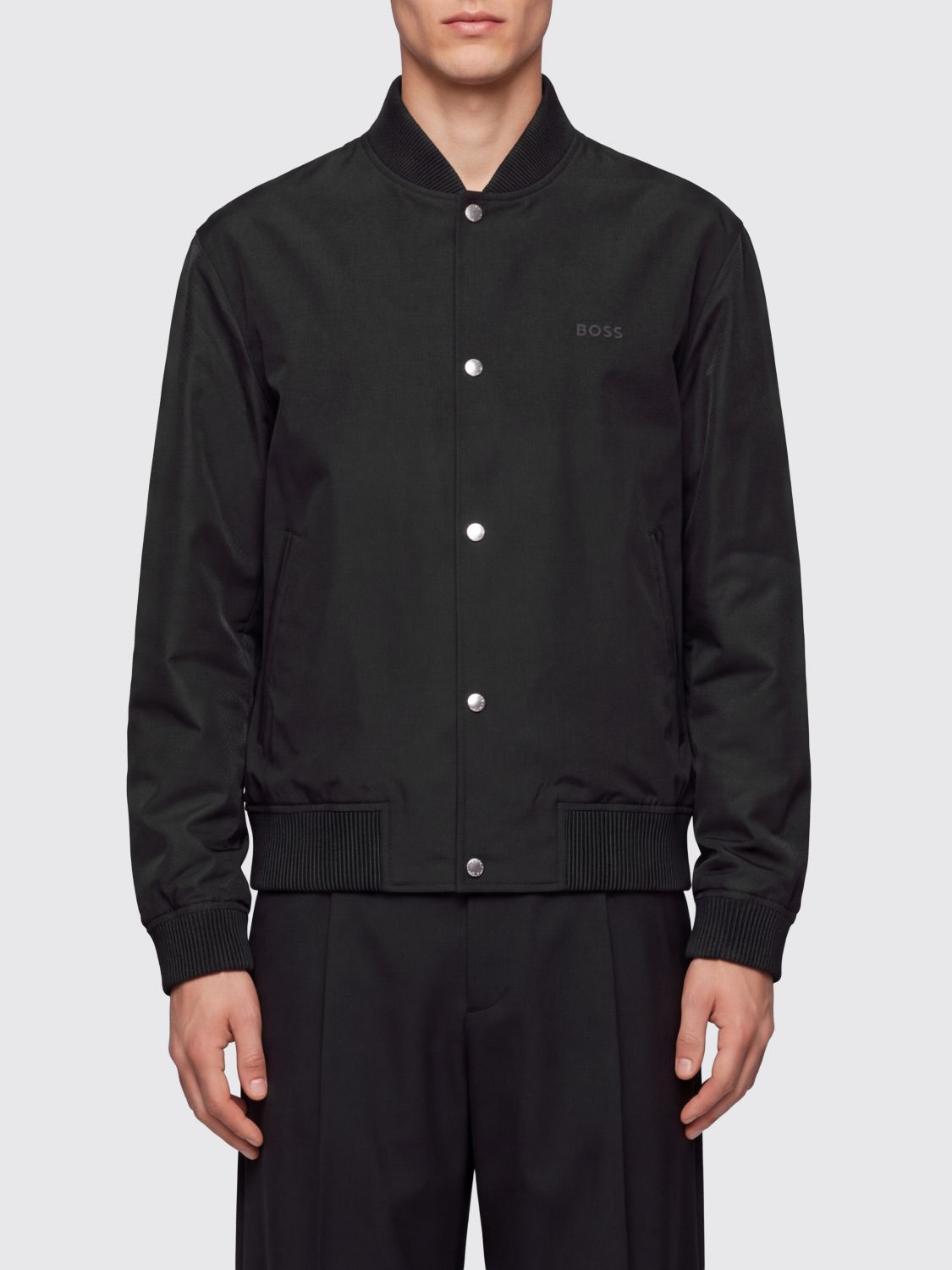 BOSS Boss Technical Fabric Varsity Bomber Jacket