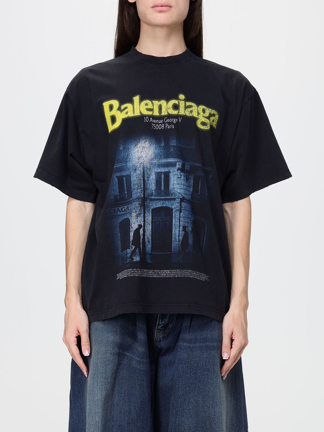 BALENCIAGA High-Rise Straight Jeans
