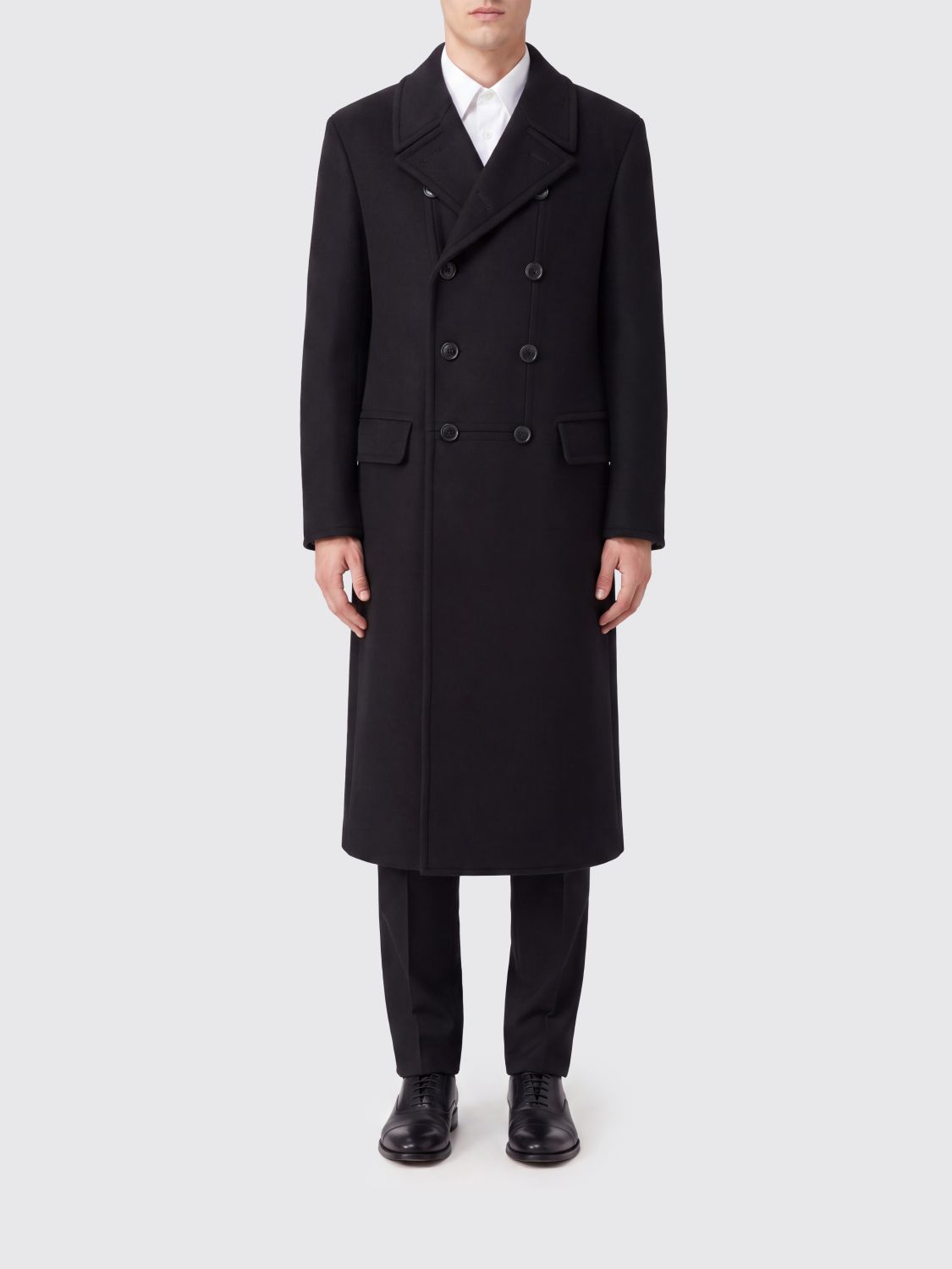 TOM FORD Tom Ford Double-Breasted Virgin Wool And Cashmere Blend Coat