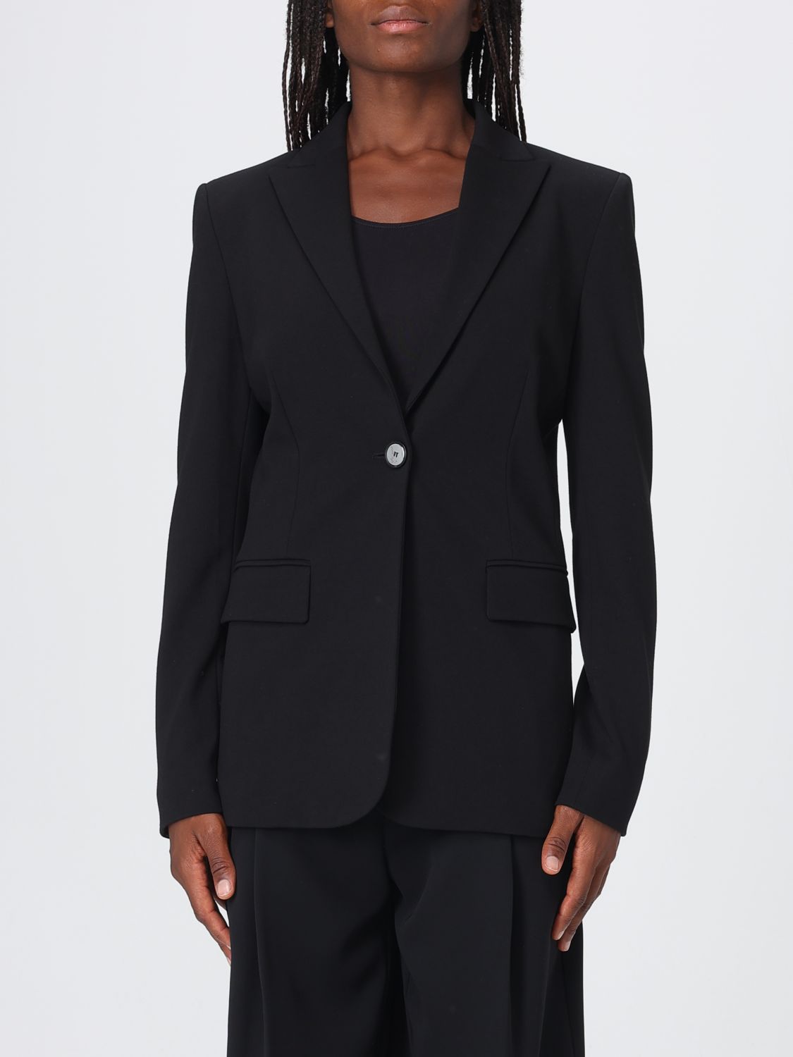 PINKO PINKO Single-Breasted Crêpe Blazer