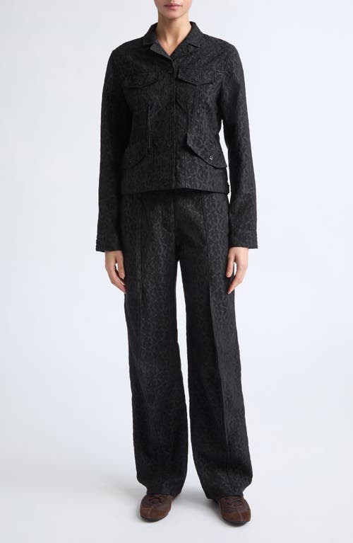 CECILIE BAHNSEN Cecilie Bahnsen "cbclover" Floral Jacquard Jacket