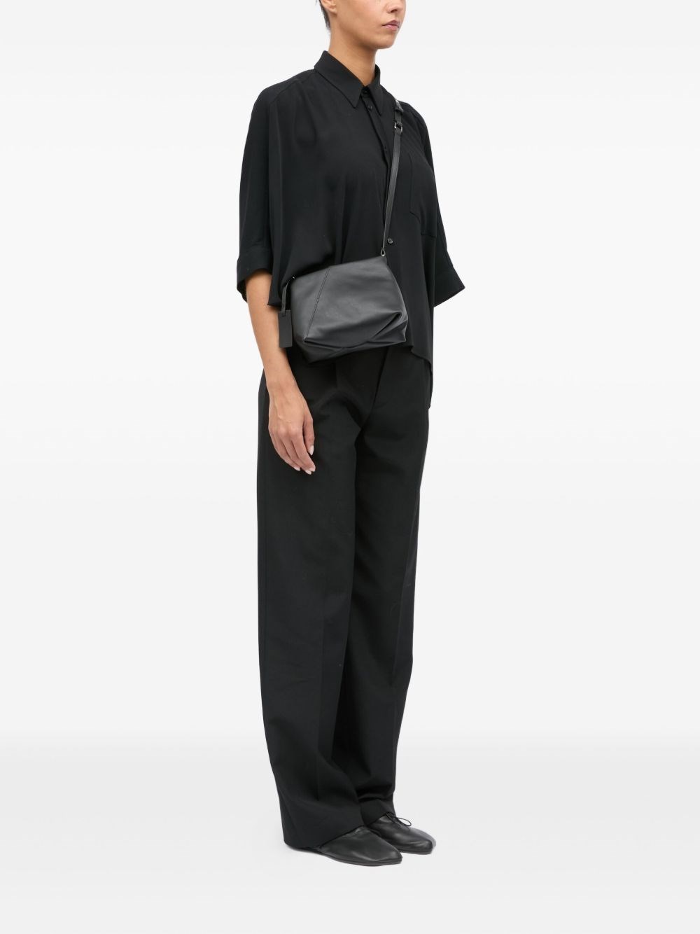 MAISON MARGIELA MM6 Maison Margiela Folded Leather Crossbody Bag