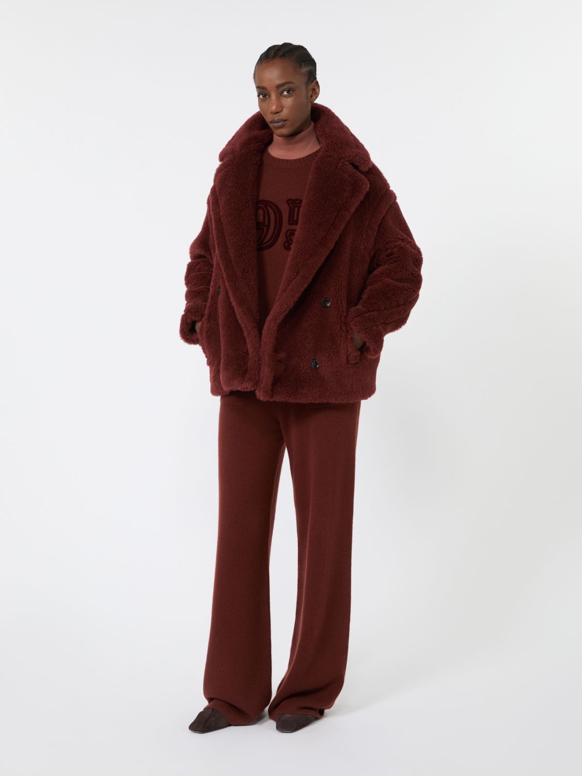 MAX MARA Max Mara Wide Leg Cashmere Trousers
