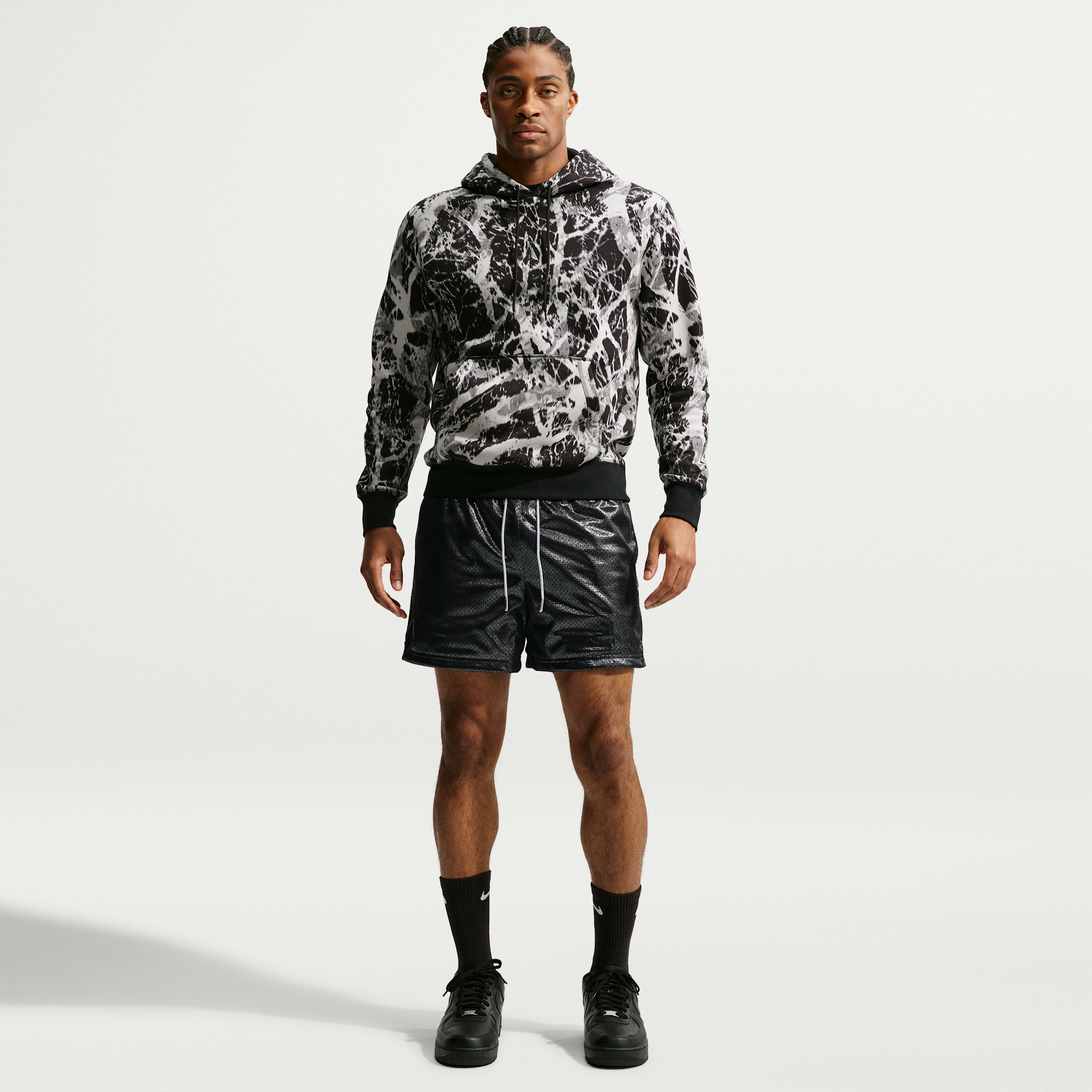 NIKE men's air high-pile fleece full-zip jacket