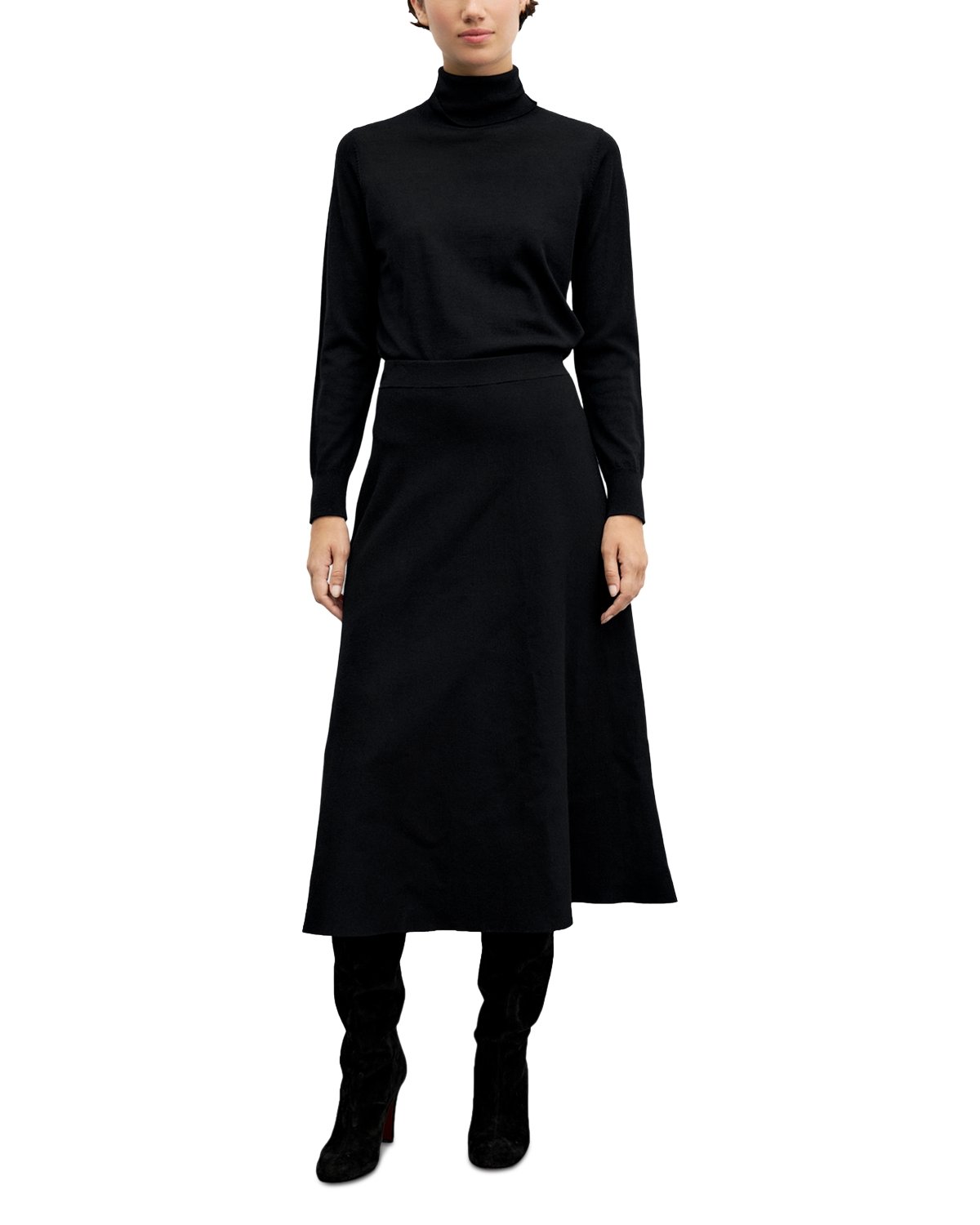 GERARD DAREL Gerard Darel A-Line Midi Skirt