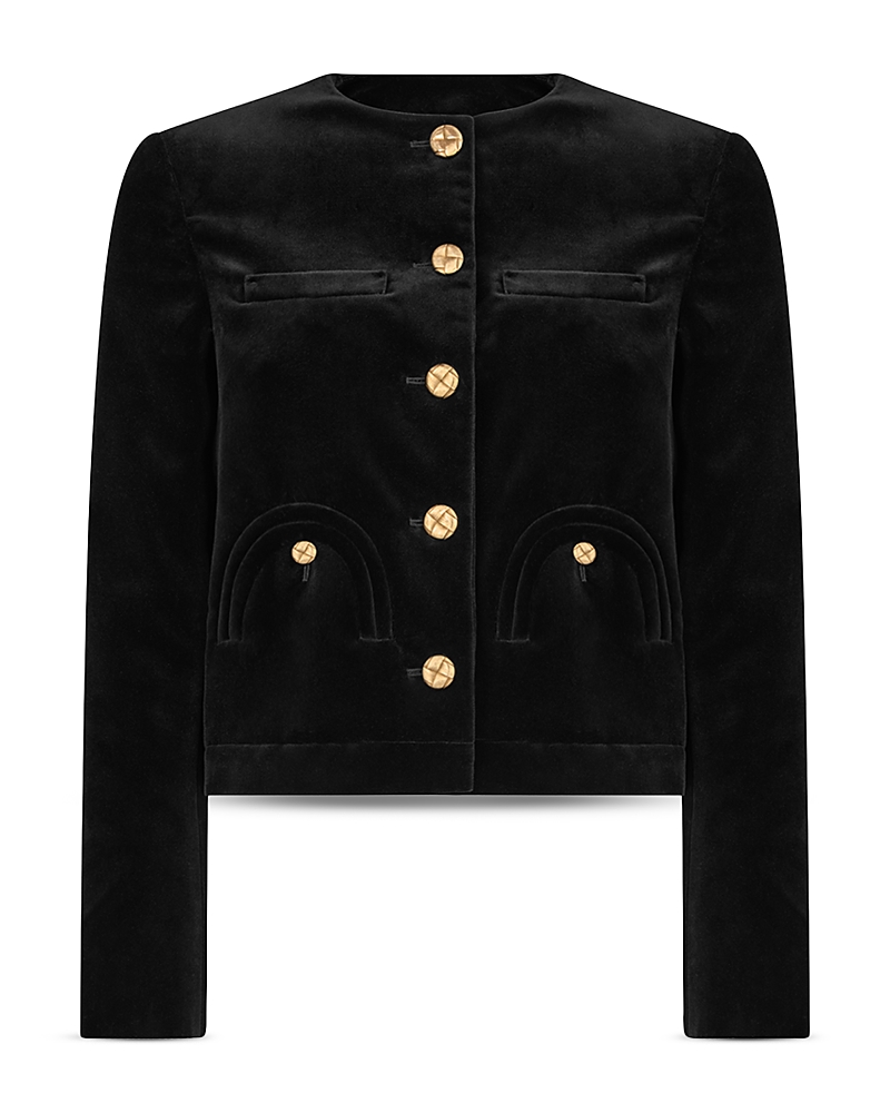 SWORD 6644 Jacket with High Collar and Front Pockets