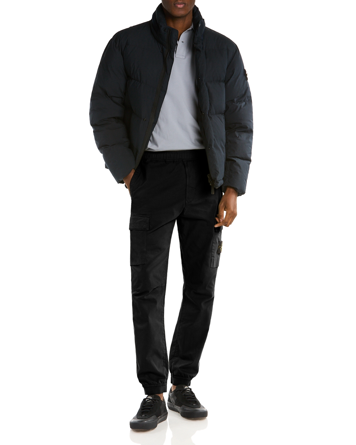 STONE ISLAND Stone Island Slim Fit Tapered Cotton Blend Cargo Pants