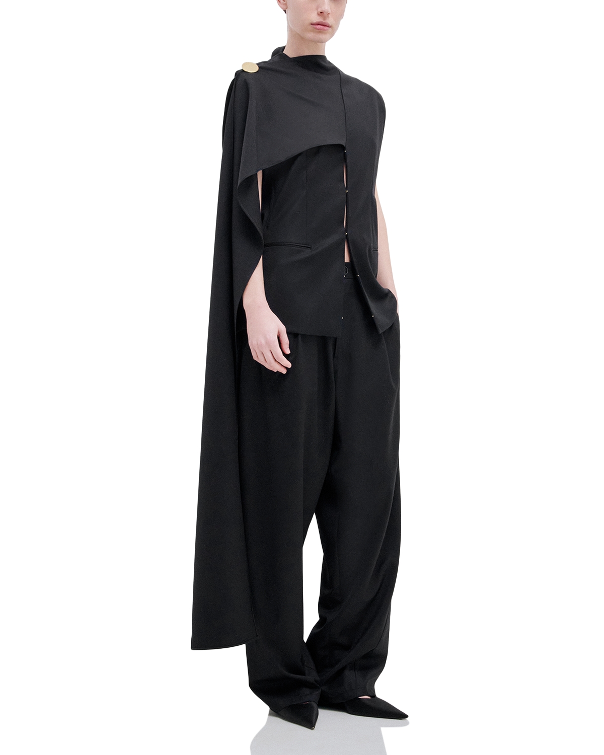 DARKPARK Darkpark Wide Leg Wool Trousers