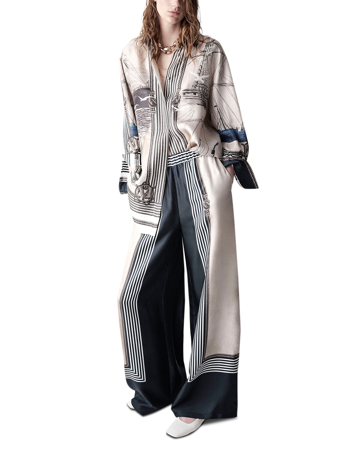 MAX MARA Max Mara Printed Silk Shirt