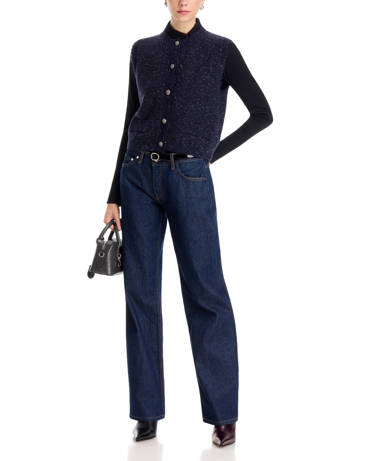 KOBI HALPERIN Kobi Halperin Lilah Sleeveless Button-Front Sweater