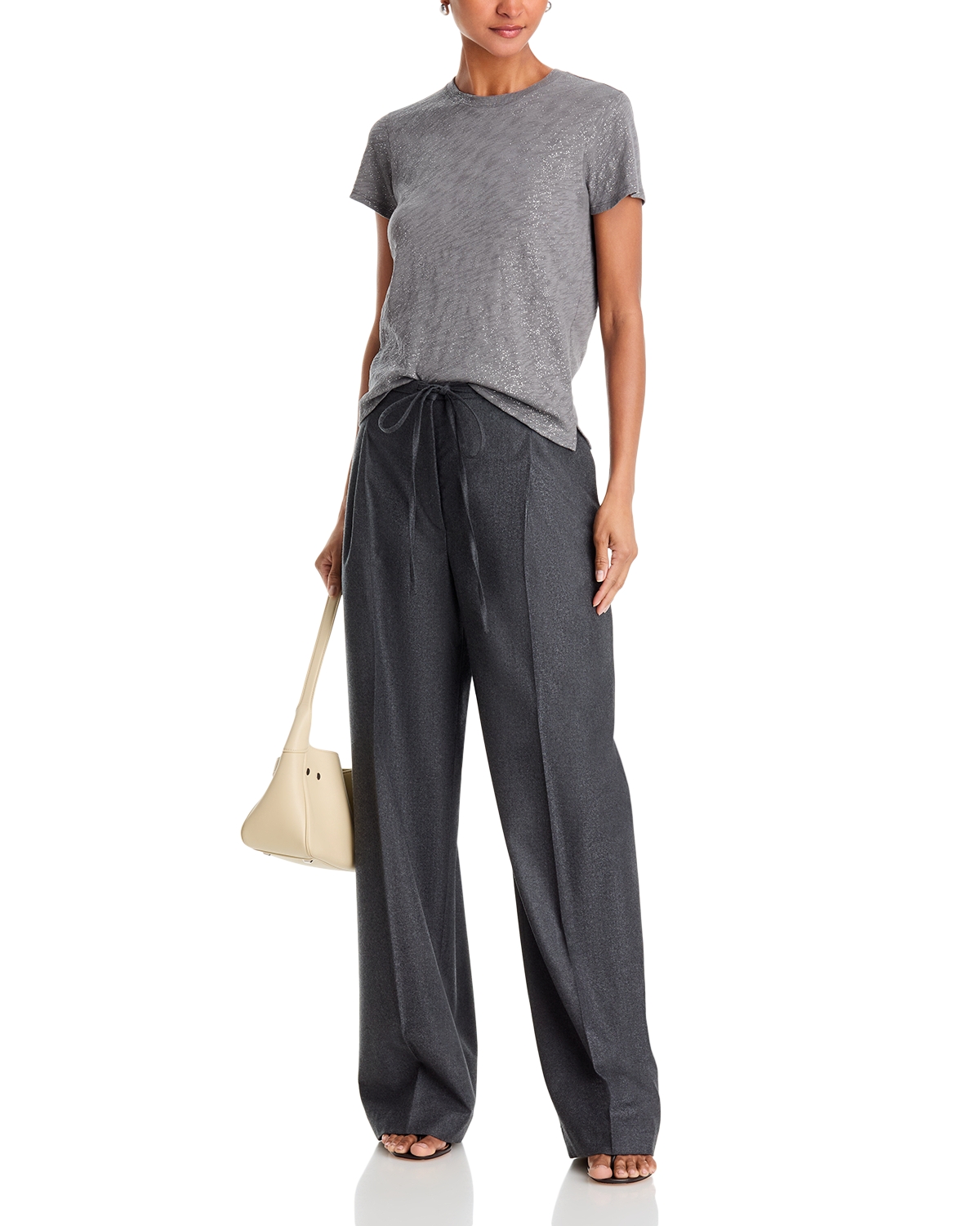 ATM ANTHONY THOMAS MELILLO ATM Slub Schoolboy Tee with Foil Detail
