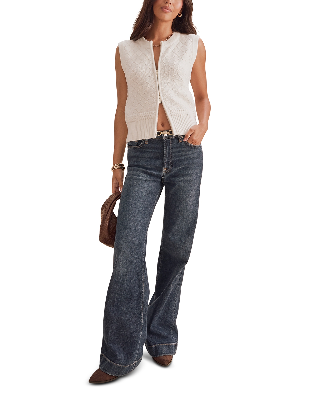 SPLENDID Splendid Benson Zippered Sweater Vest