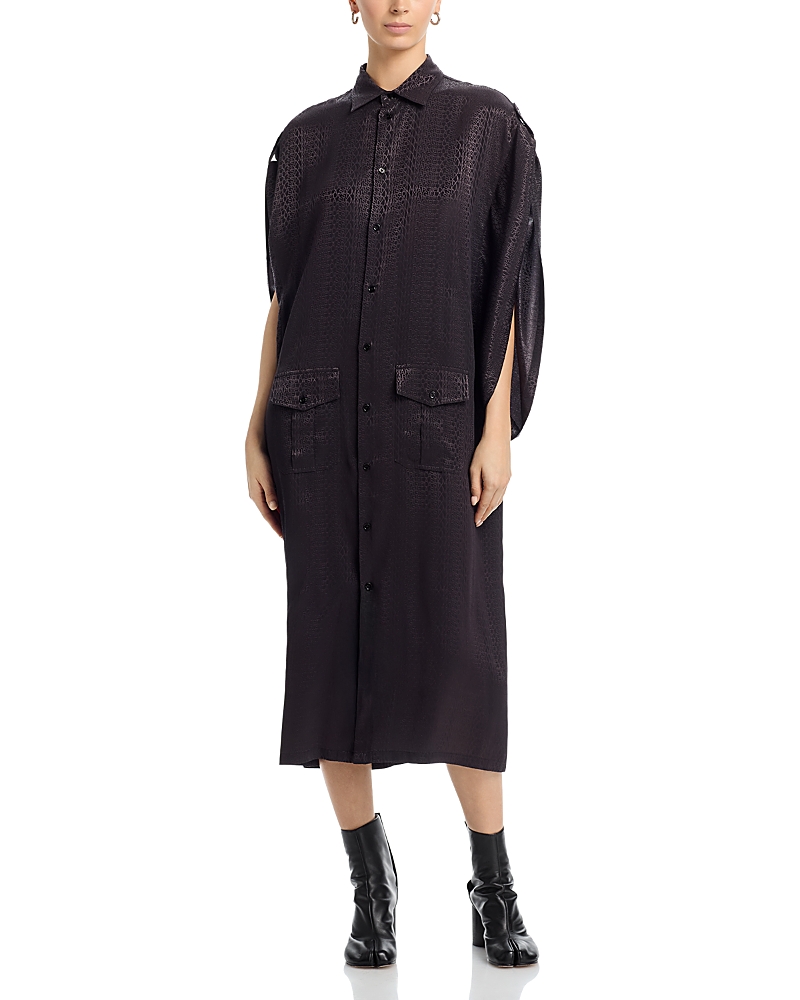 MAISON MARGIELA MM6 Maison Margiela Logo Midi Dress