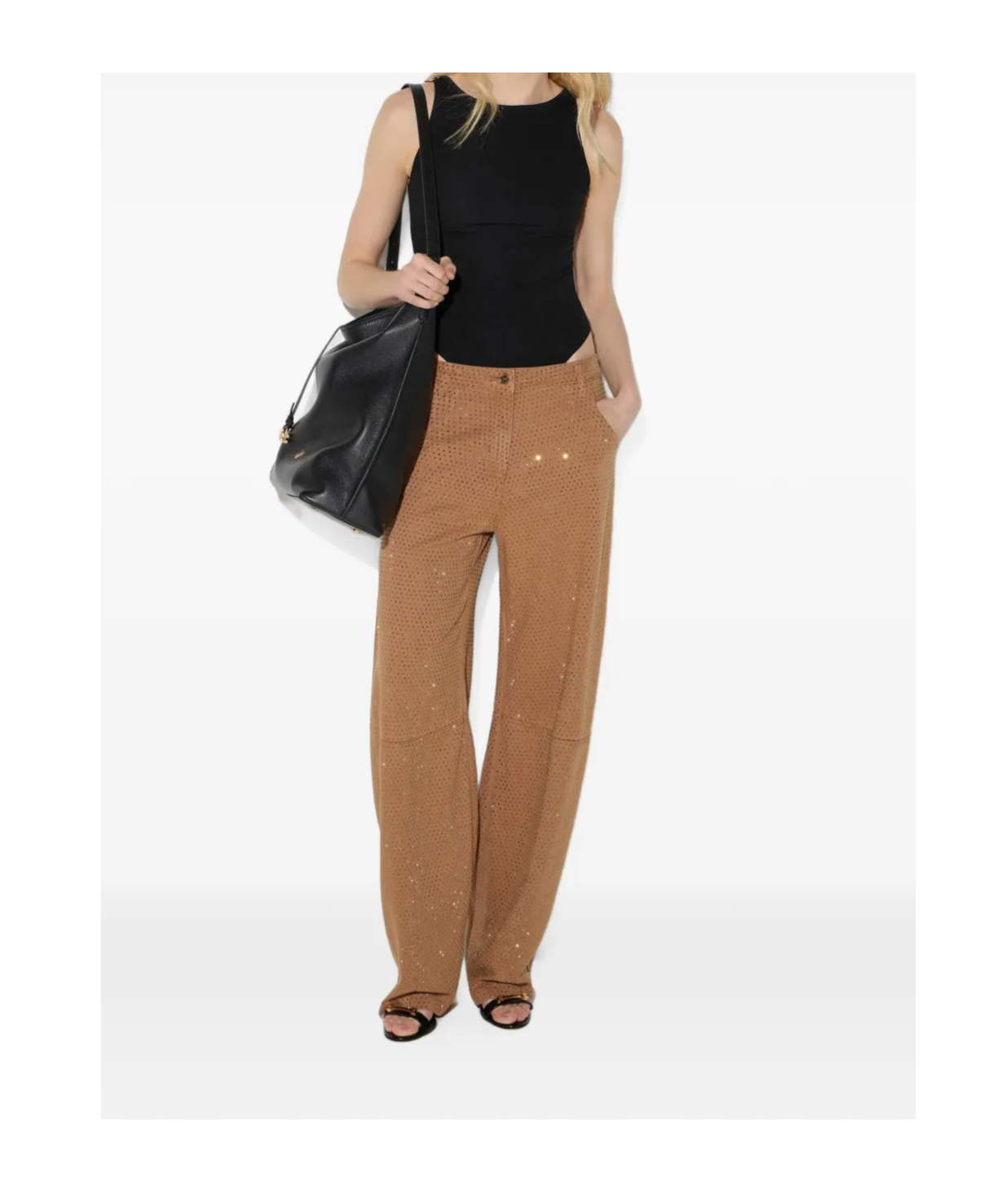 ELISABETTA FRANCHI Elisabetta Franchi Logo-Plaque Sleeveless Bodysuit