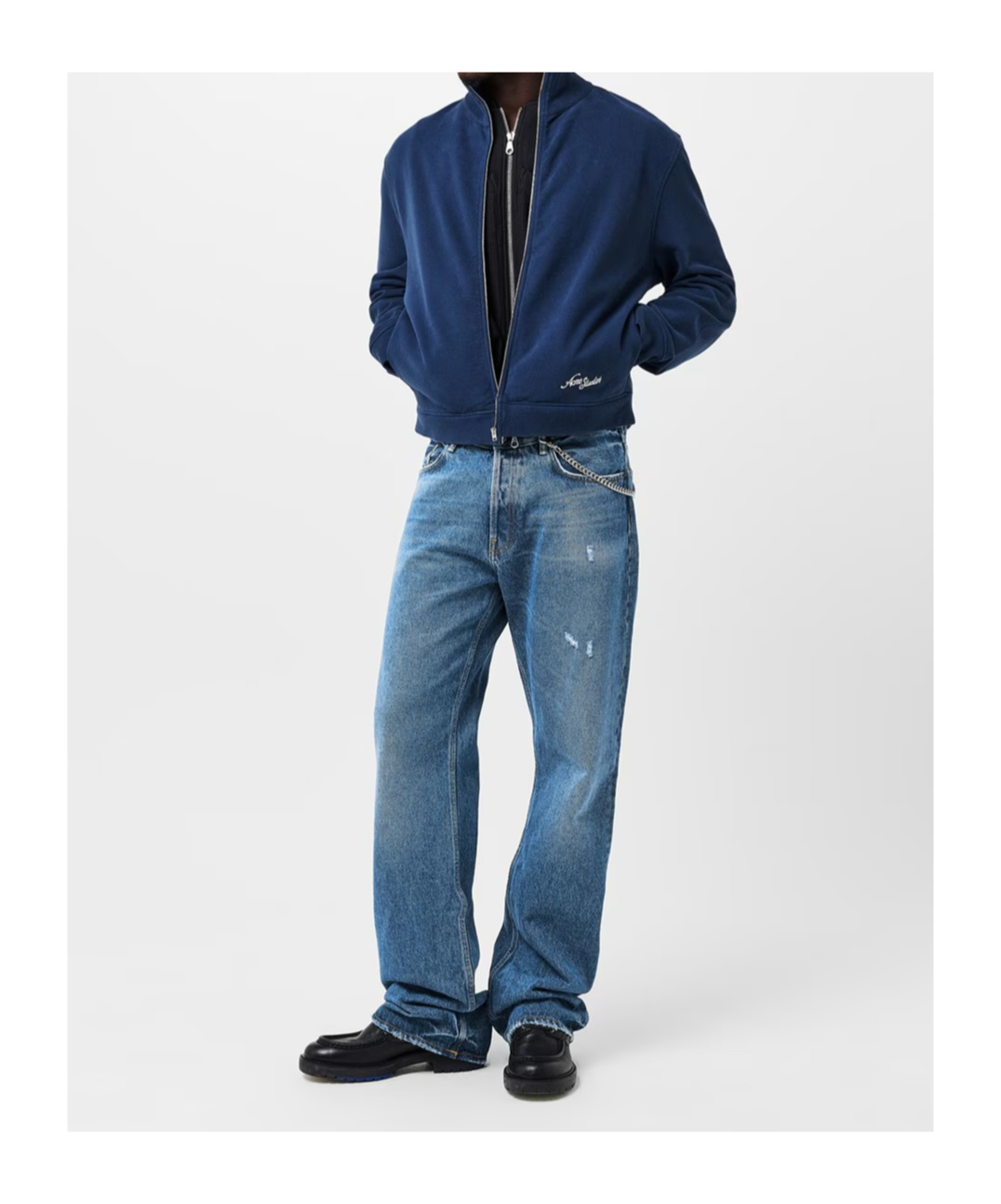 ACNE STUDIOS Acne Studios Distressed Detail Jeans