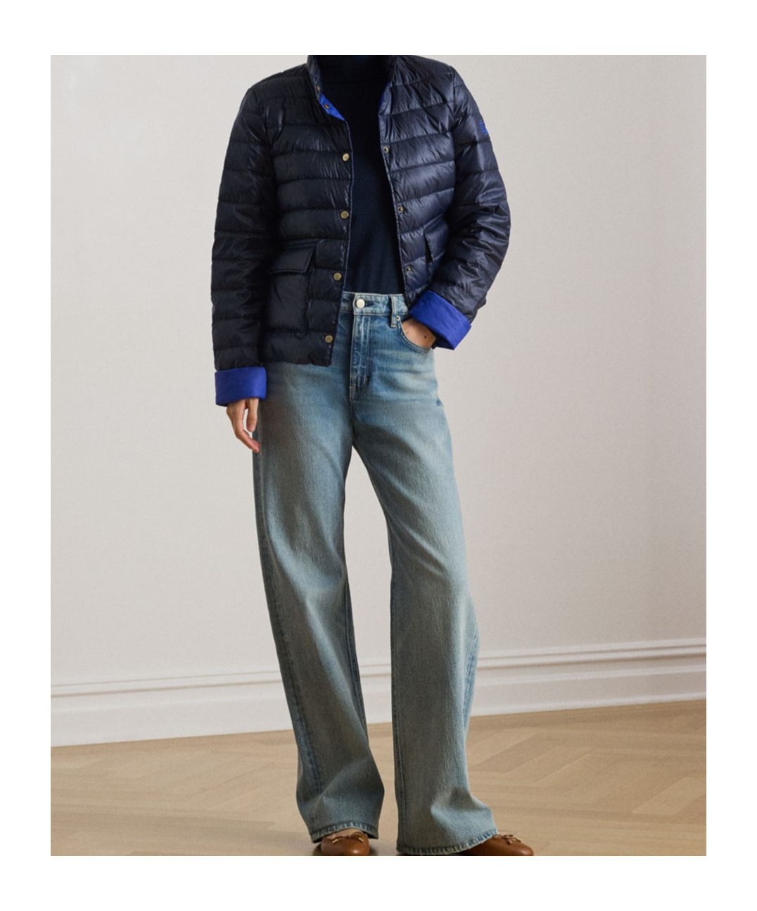 RALPH LAUREN Ralph Lauren Stand Collar Down Jacket