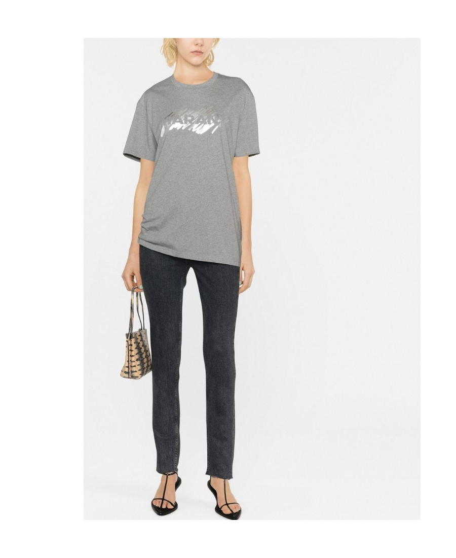 ISABEL MARANT ÉTOILE Isabel Marant Logo Print Organic Cotton T-Shirt