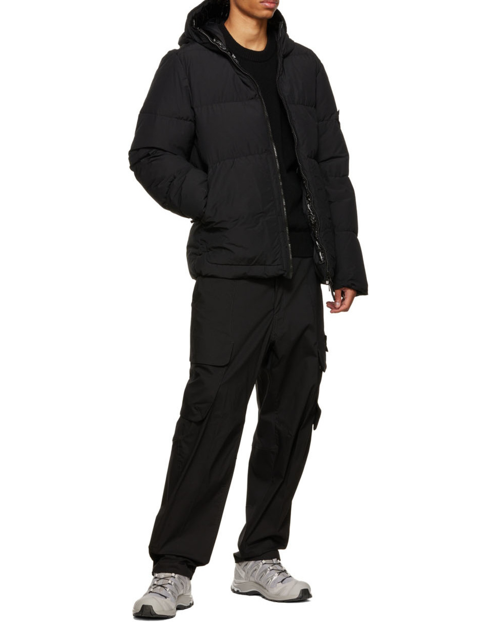 STONE ISLAND Stone Island Compass-Patch Puffer Jacket