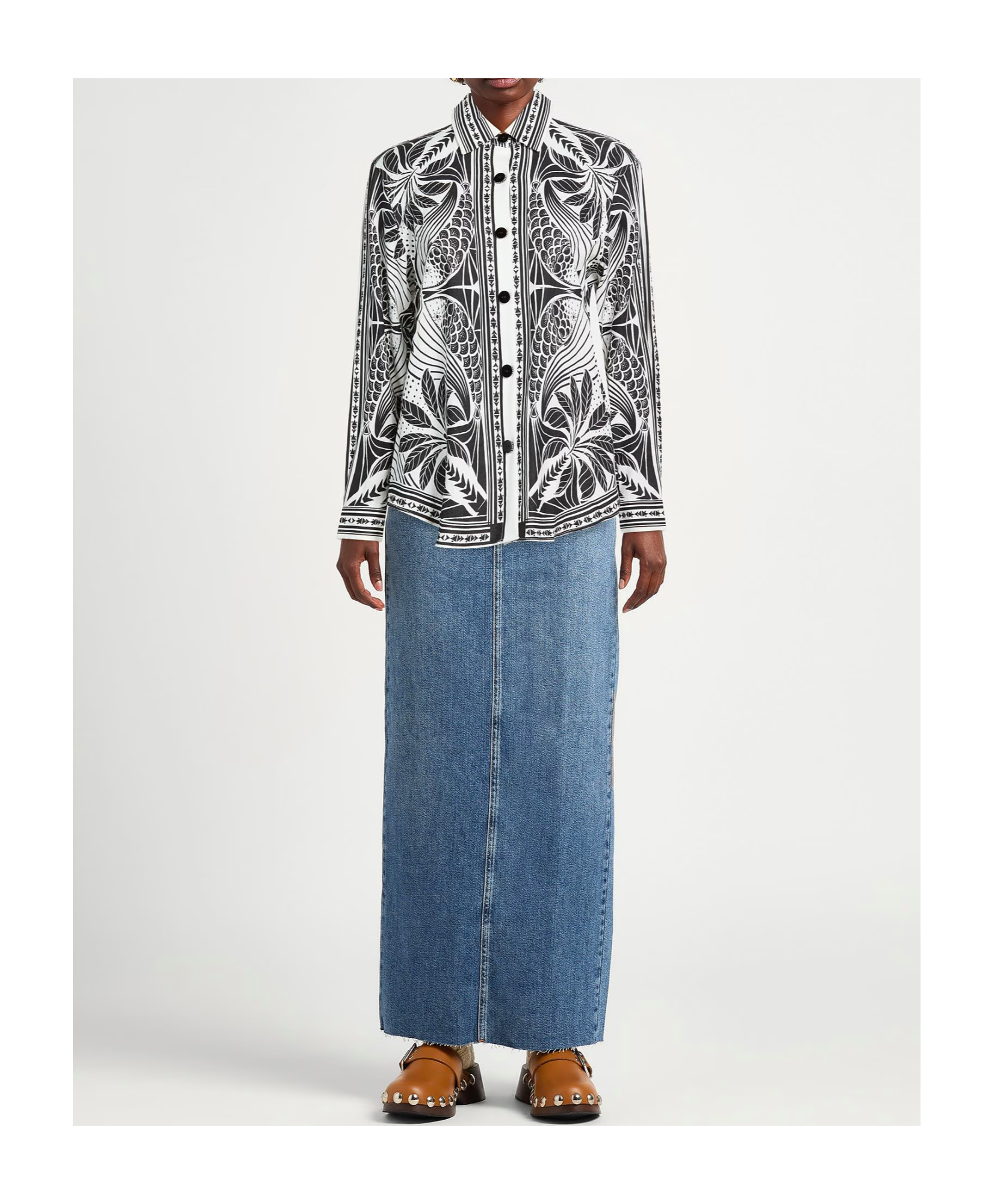 FARM RIO Farm Rio Long-Sleeve Printed Shirt