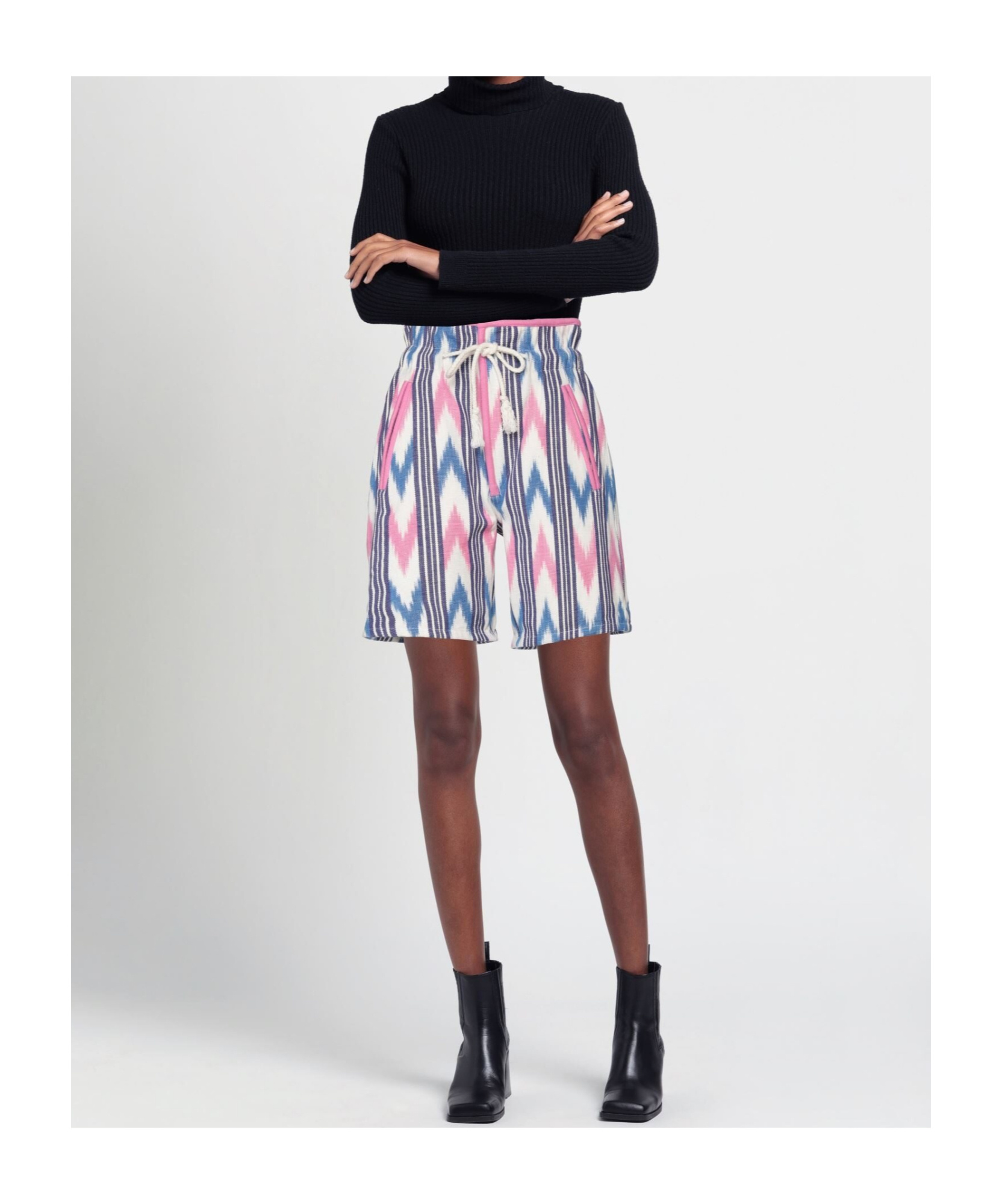 ISABEL MARANT ÉTOILE Isabel Marant Etoile Drawstring Waist Printed Shorts
