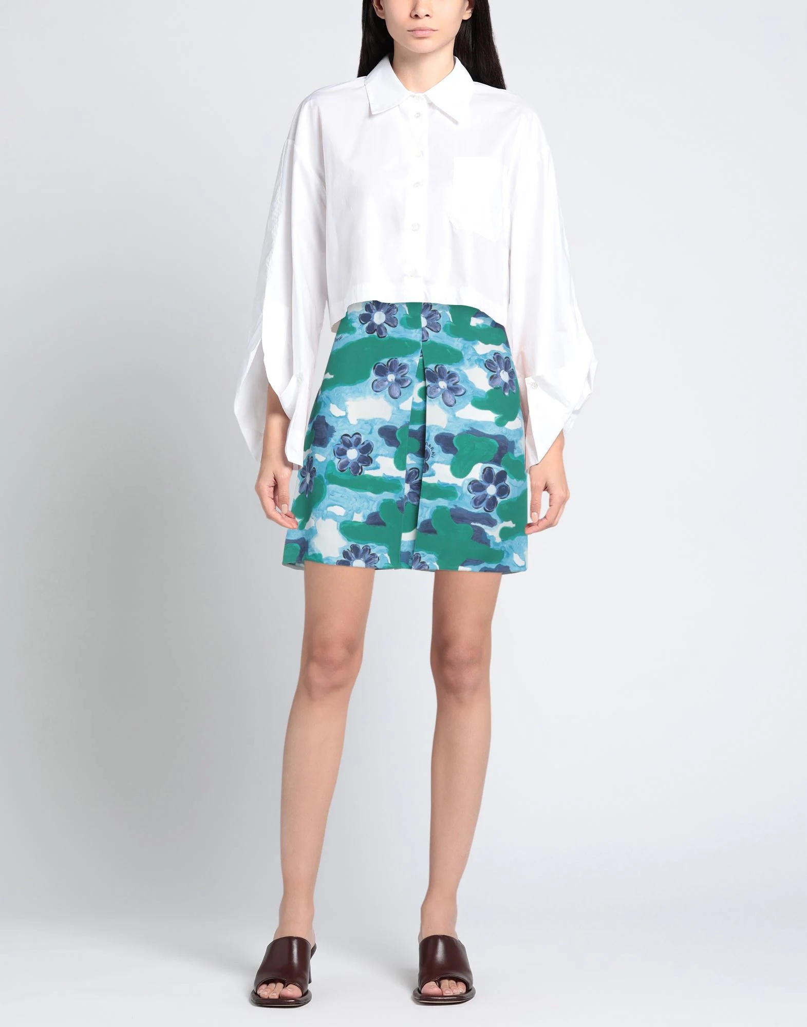 MARNI Marni Floral Print Midi Skirt