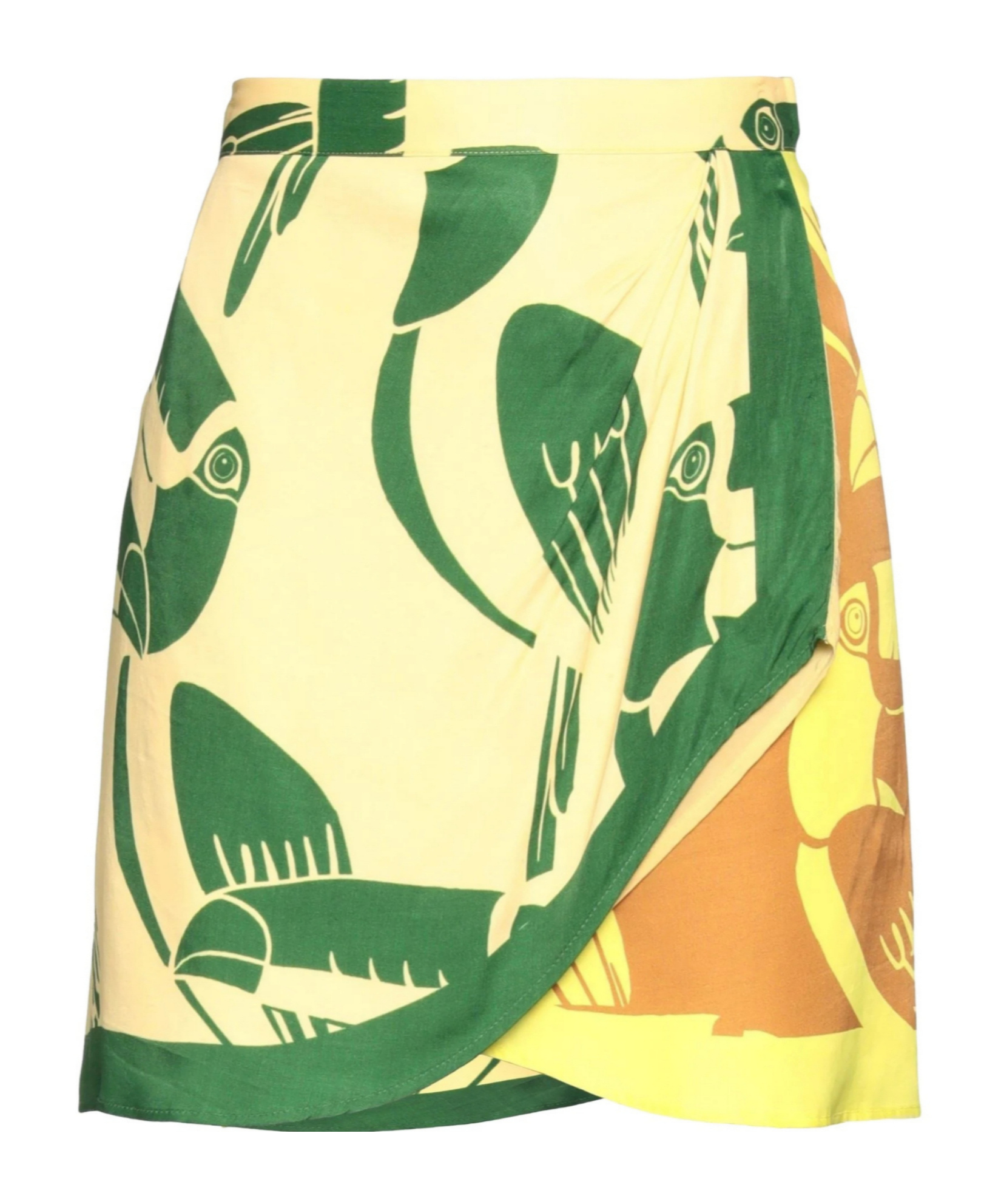 FARM RIO Farm Rio Printed Asymmetric Midi Skirt