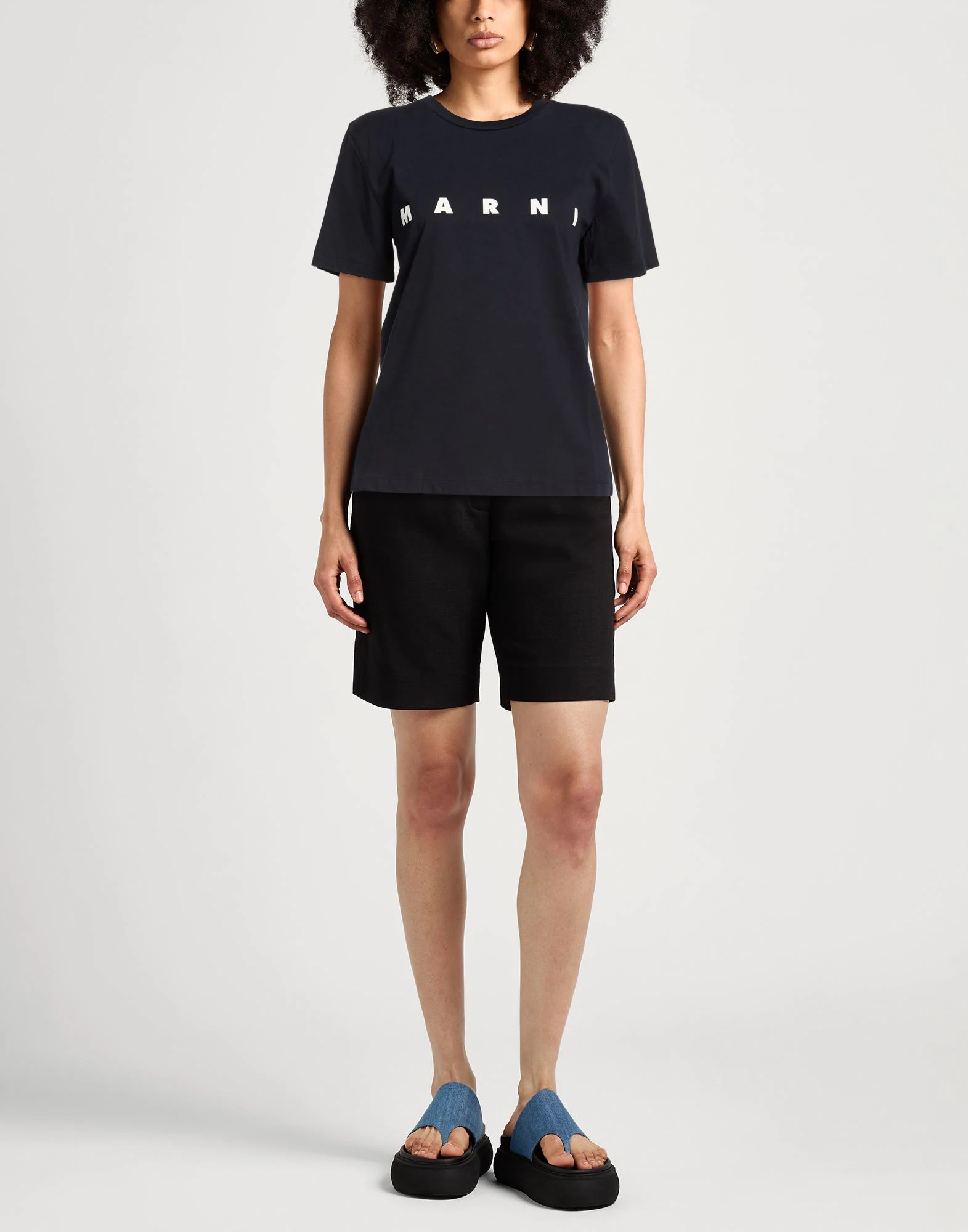 MARNI Marni Logo Print Short Sleeve T-Shirt