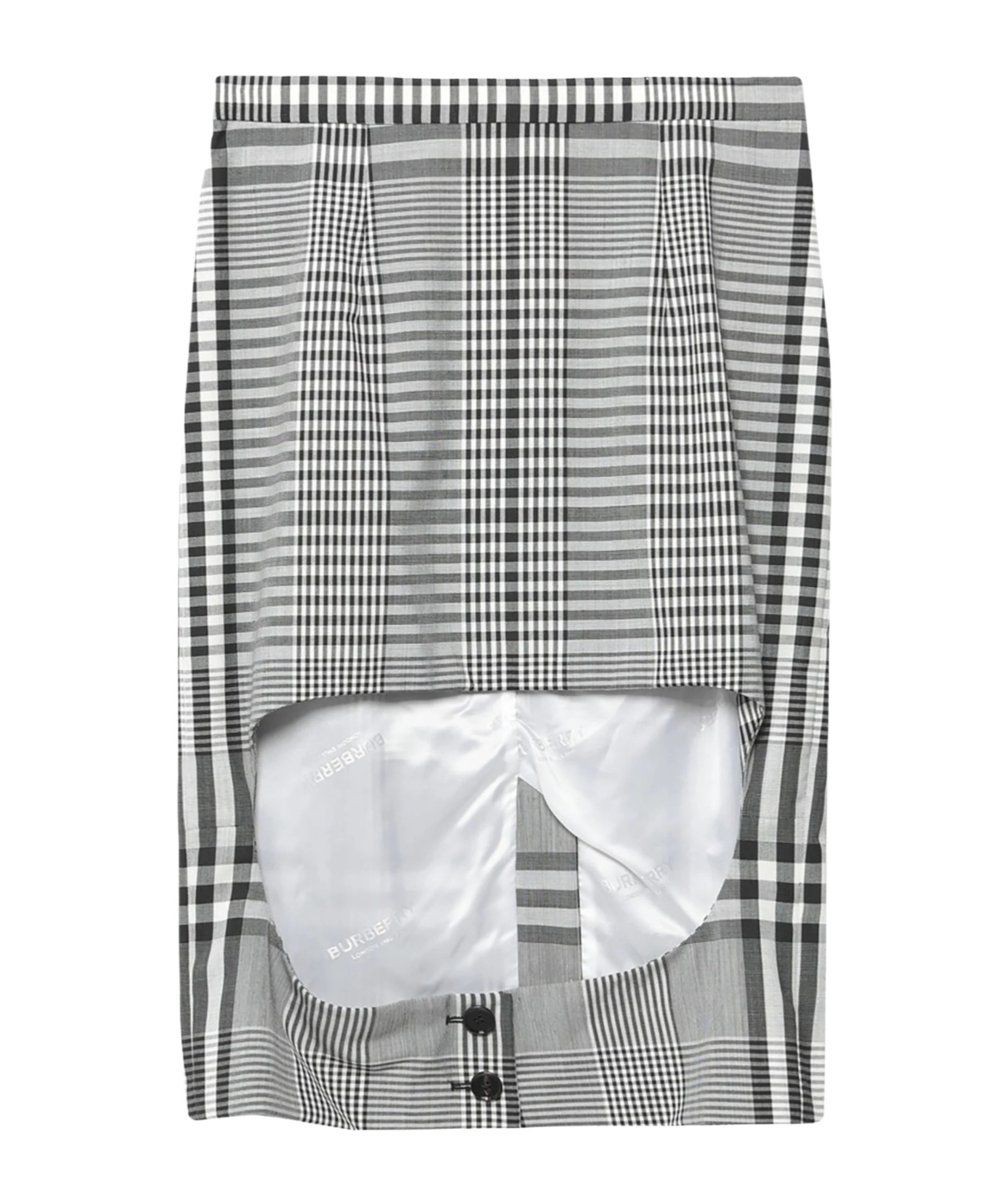 BURBERRY Burberry Midi Pencil Skirt with Signature Print