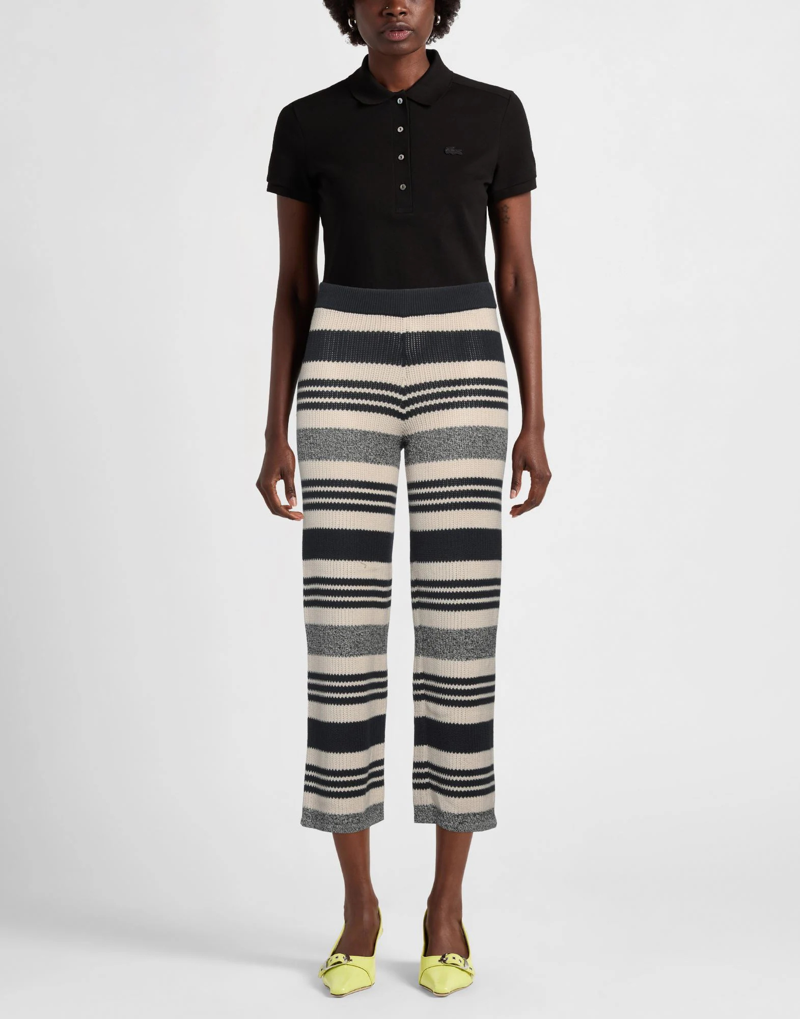 RAG & BONE Rag & Bone Striped Knit Wide-Leg Trousers