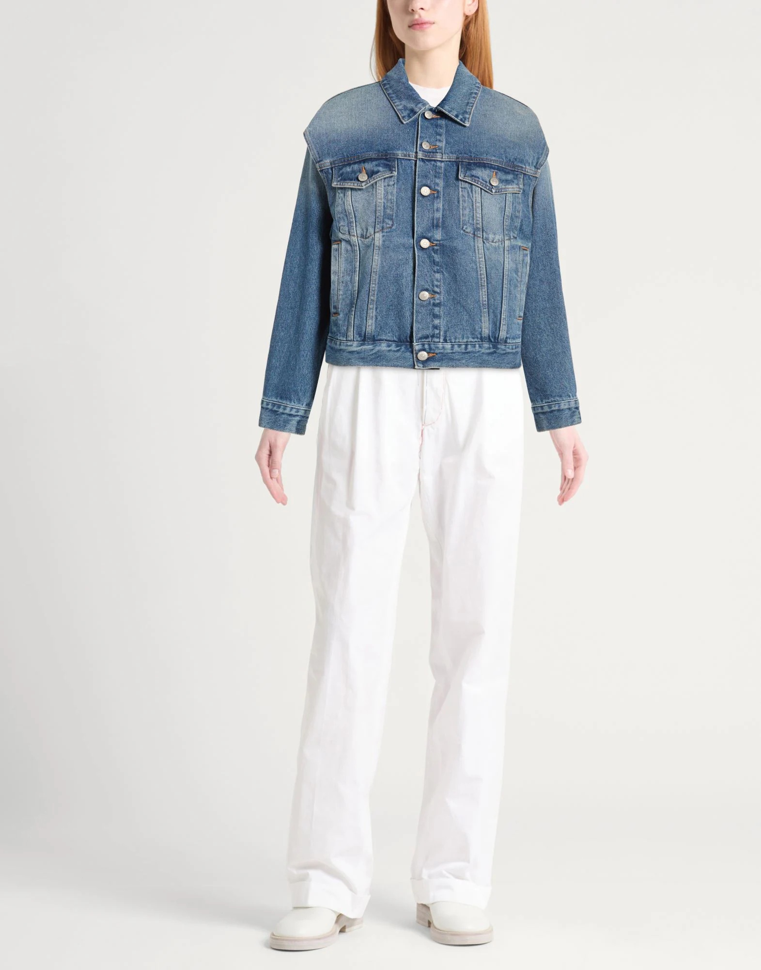 MAISON MARGIELA MM6 Maison Margiela Denim Trucker Jacket