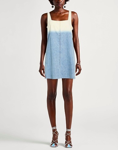RAG & BONE Rag & Bone Sleeveless Tie-Dye Denim Dress