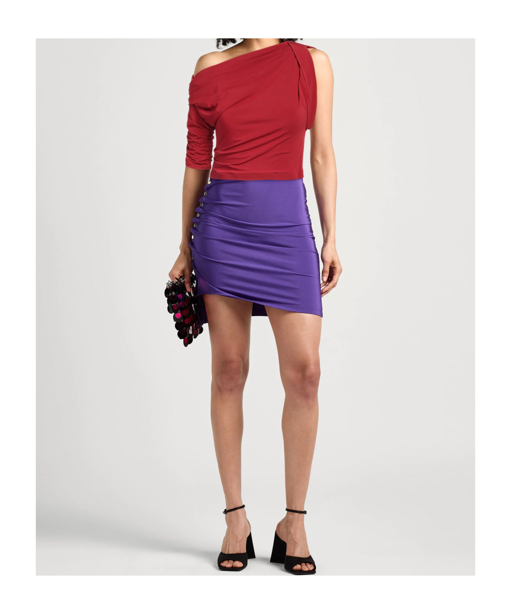JACQUEMUS Jacquemus Asymmetrical One-Shoulder Top