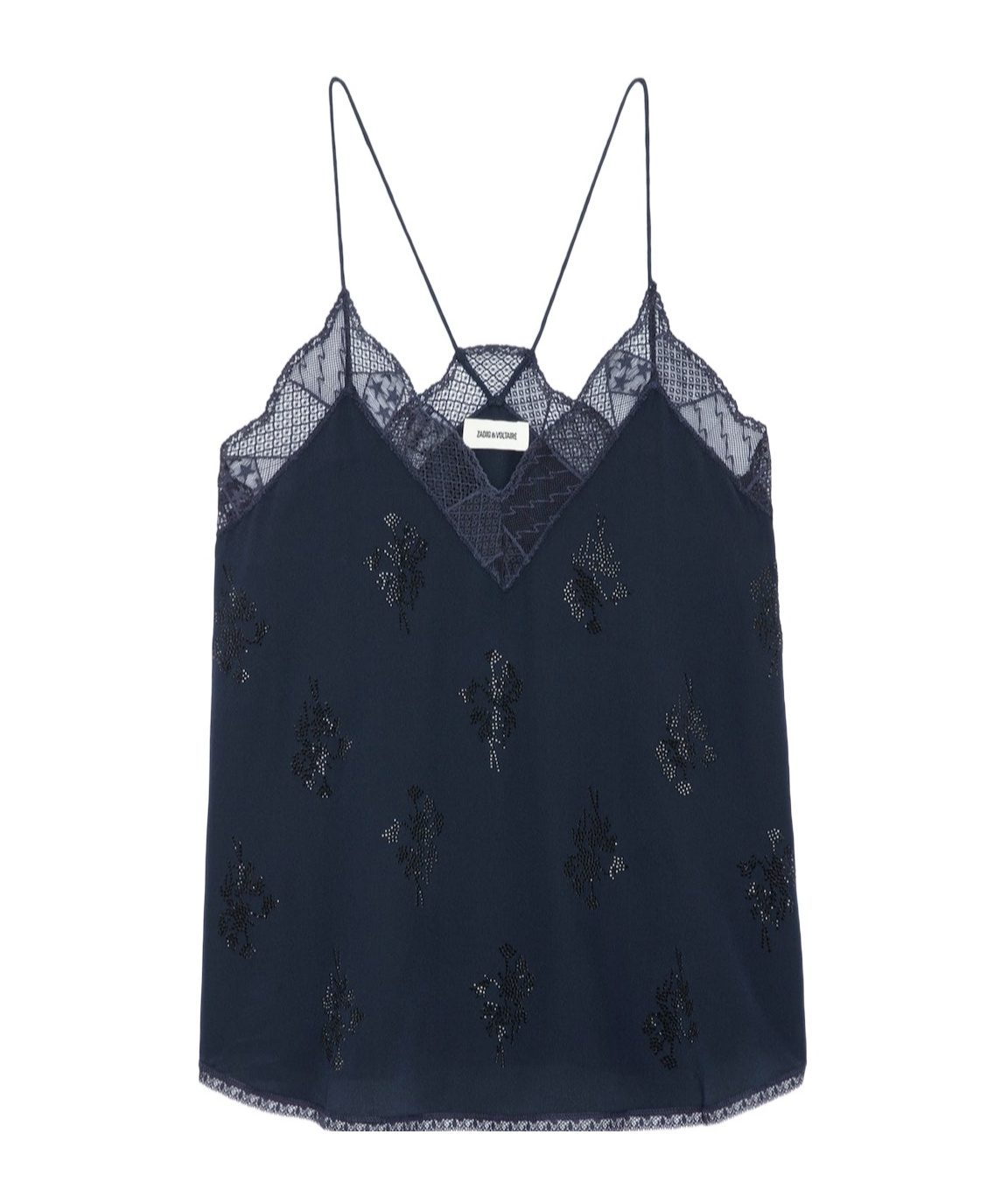 ZADIG&VOLTAIRE Zadig & Voltaire Christy Lace-Trim Tank Top
